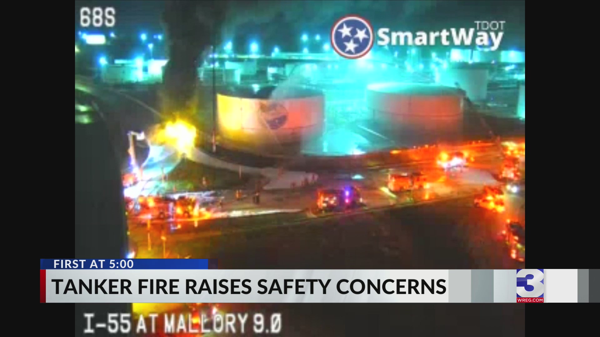 Tanker fire near refinery raises safety concerns for neighbors – WREG.com