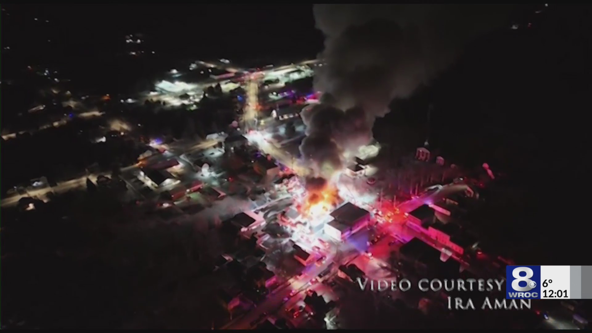 Multiple buildings demolished after massive Ovid fire – RochesterFirst