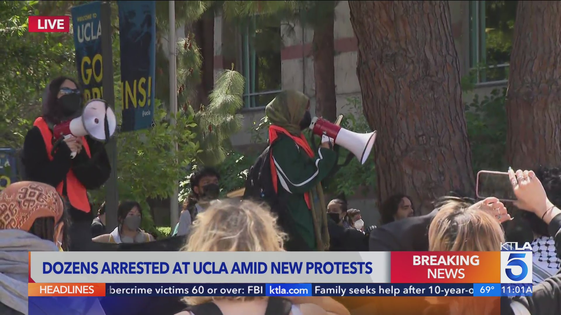 Pro-Palestinian demonstrators for UCLA to move classes to remote – KTLA