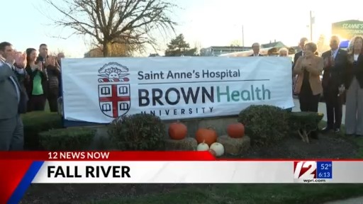 Healey unveils sign showing St. Anne’s Hospital under new ownership ...