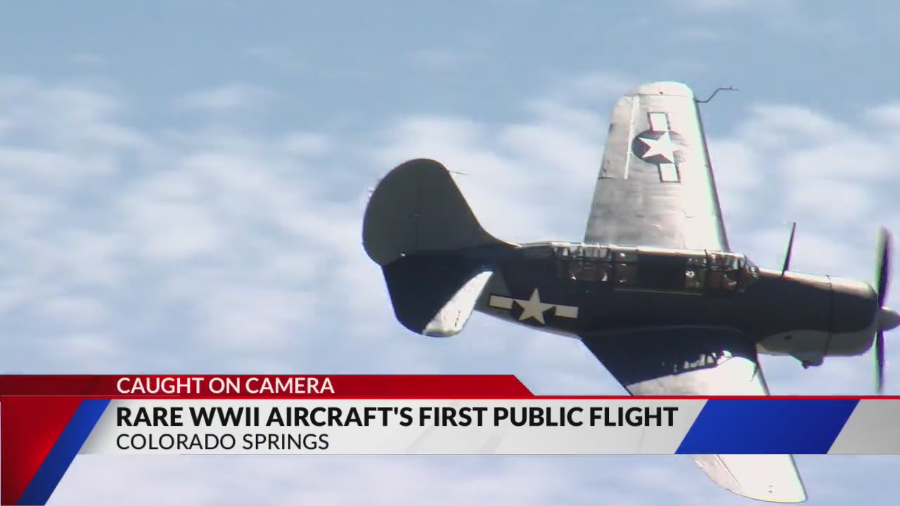 Restored WWII Helldiver makes debut flight – FOX21 News Colorado