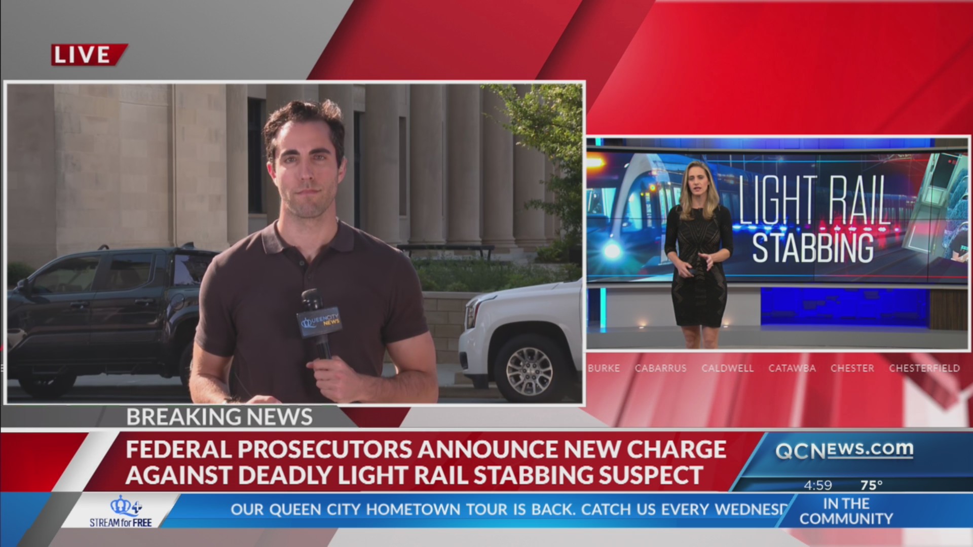 Federal prosecutors announce new charge against deadly light rail ...
