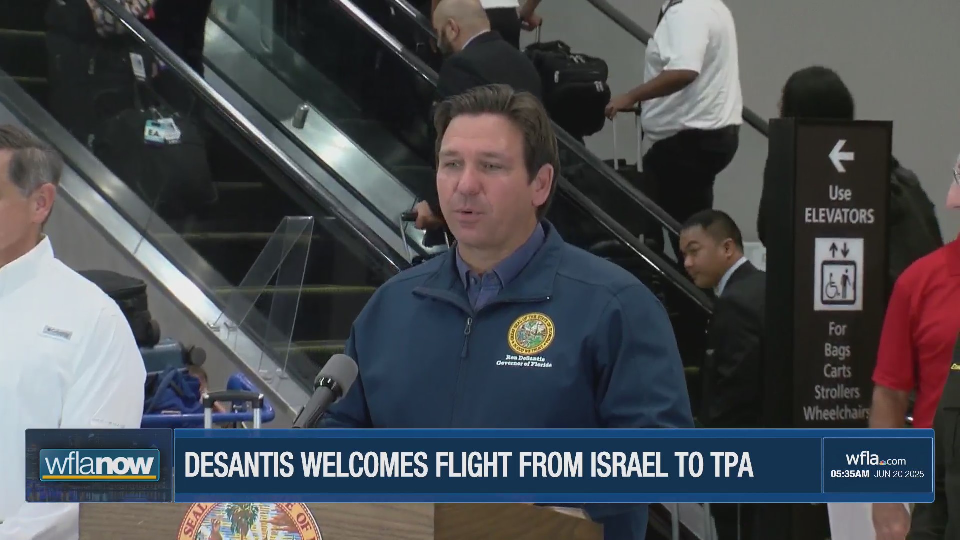 DeSantis welcomes flights from Israel to TPA – WFLA