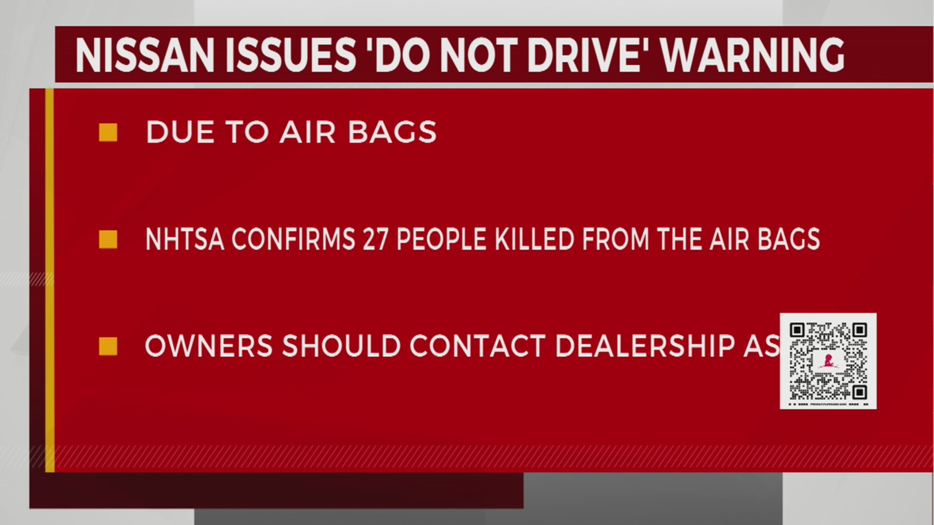 NIssan issues do not drive warning – WKRN News 2