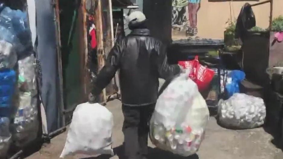 Canners collect bottles, cans to make living in NYC – PIX11