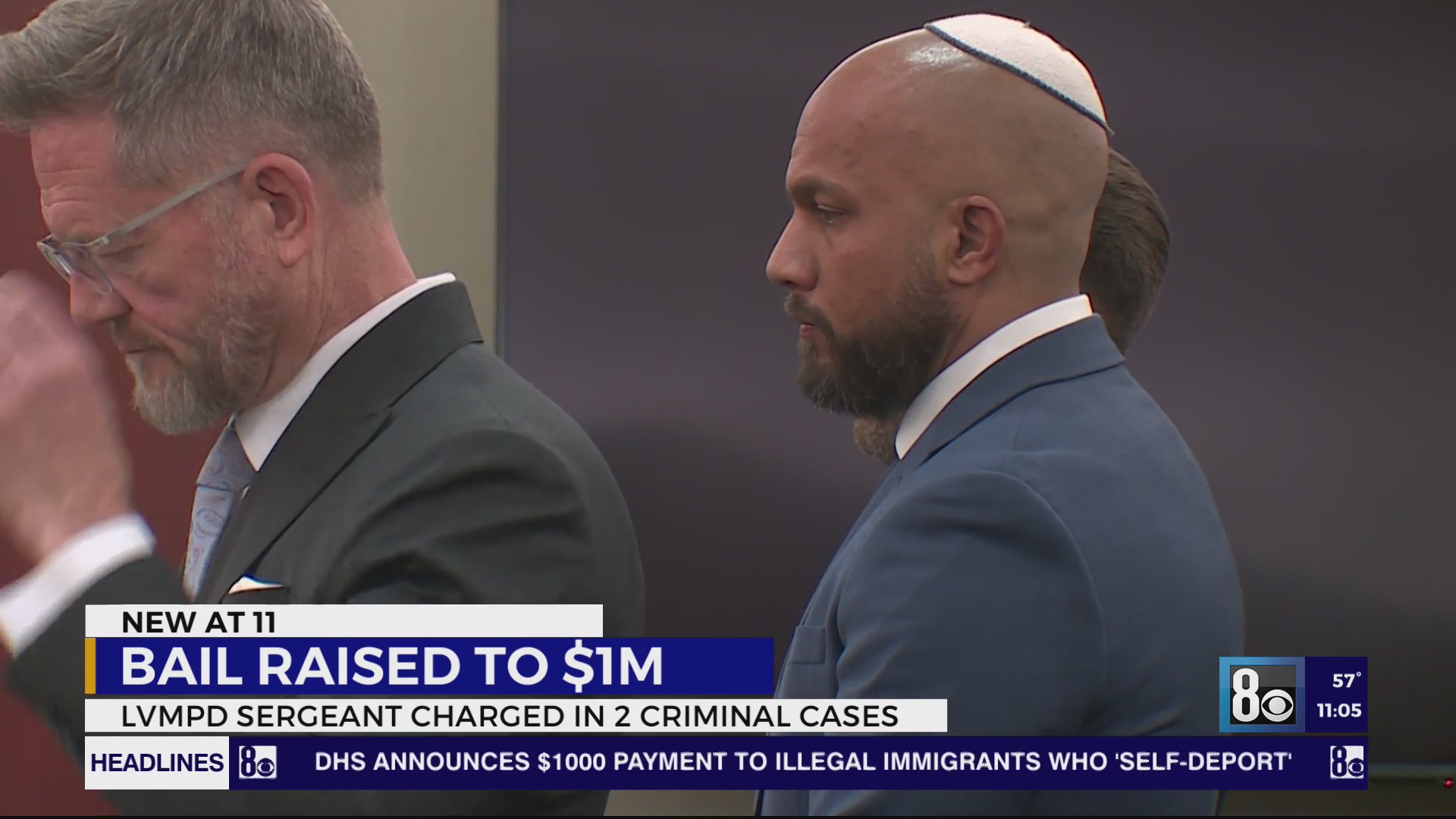 Las Vegas police sergeant’s bail raised to $1 million – KLAS