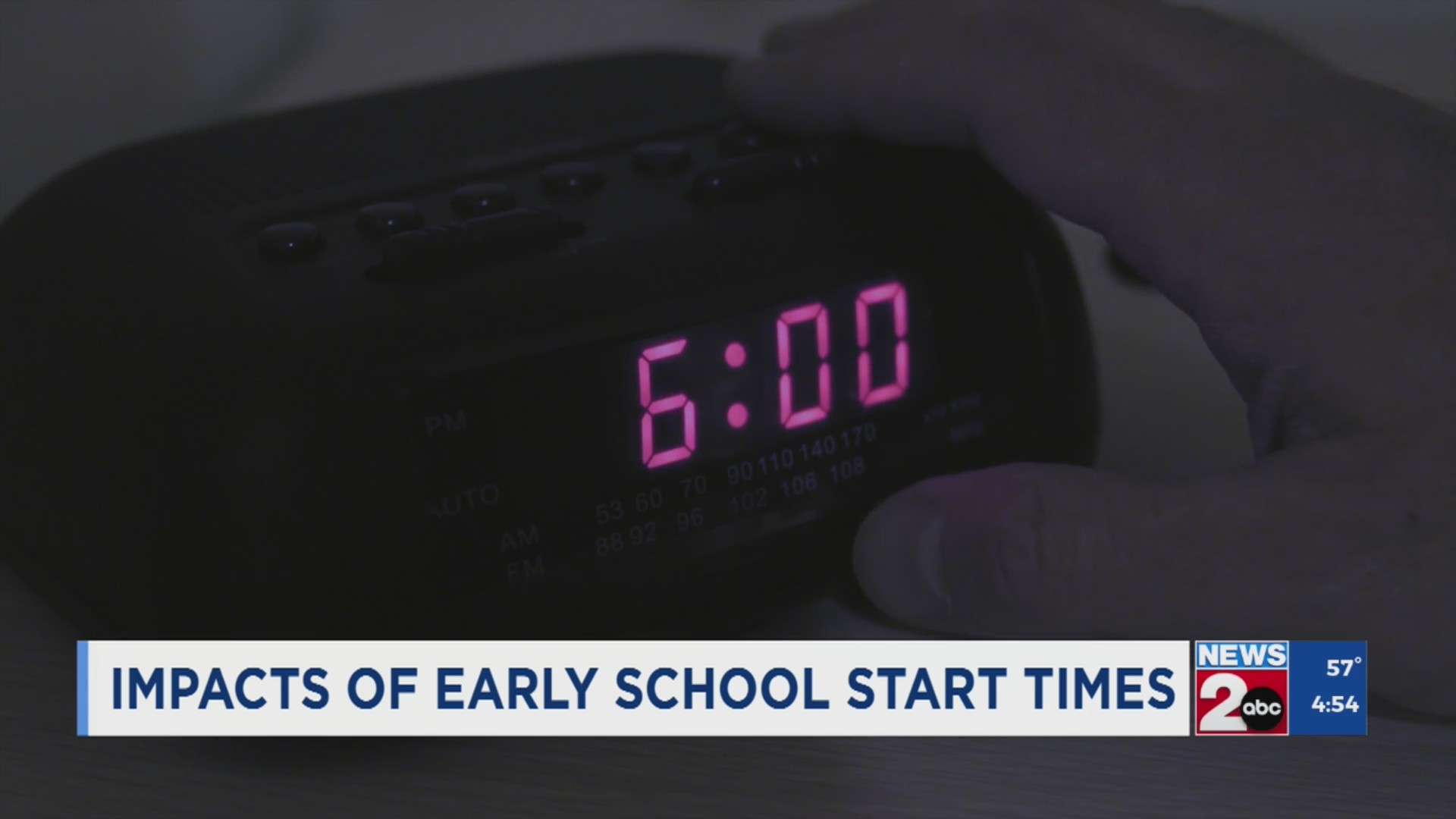 Impacts of early school start times – WKRN News 2