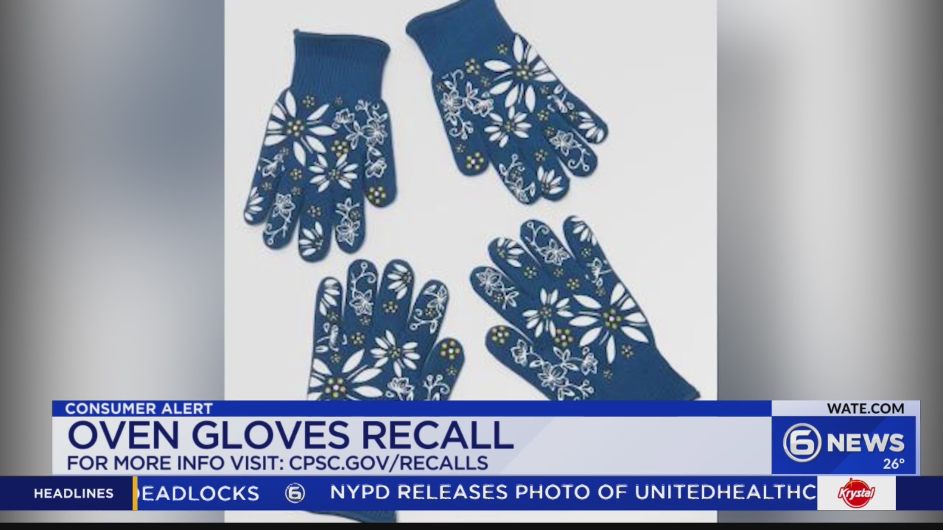QVC Oven Gloves Recalled – WATE 6 On Your Side