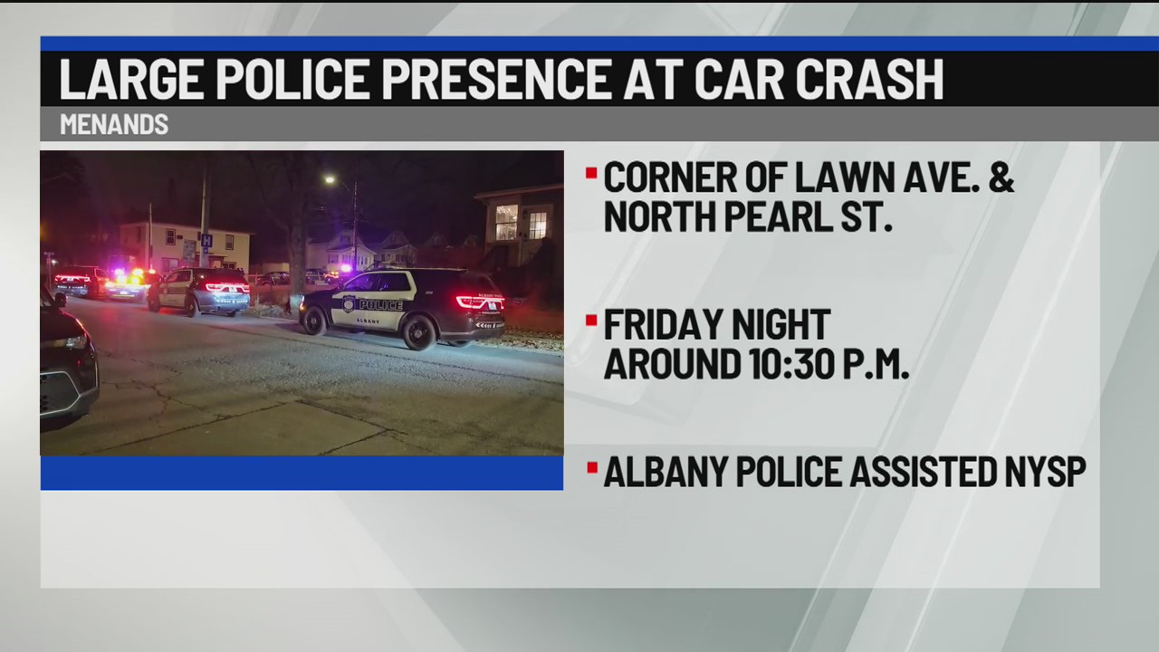 Large police presence at Menands car crash – NEWS10 ABC