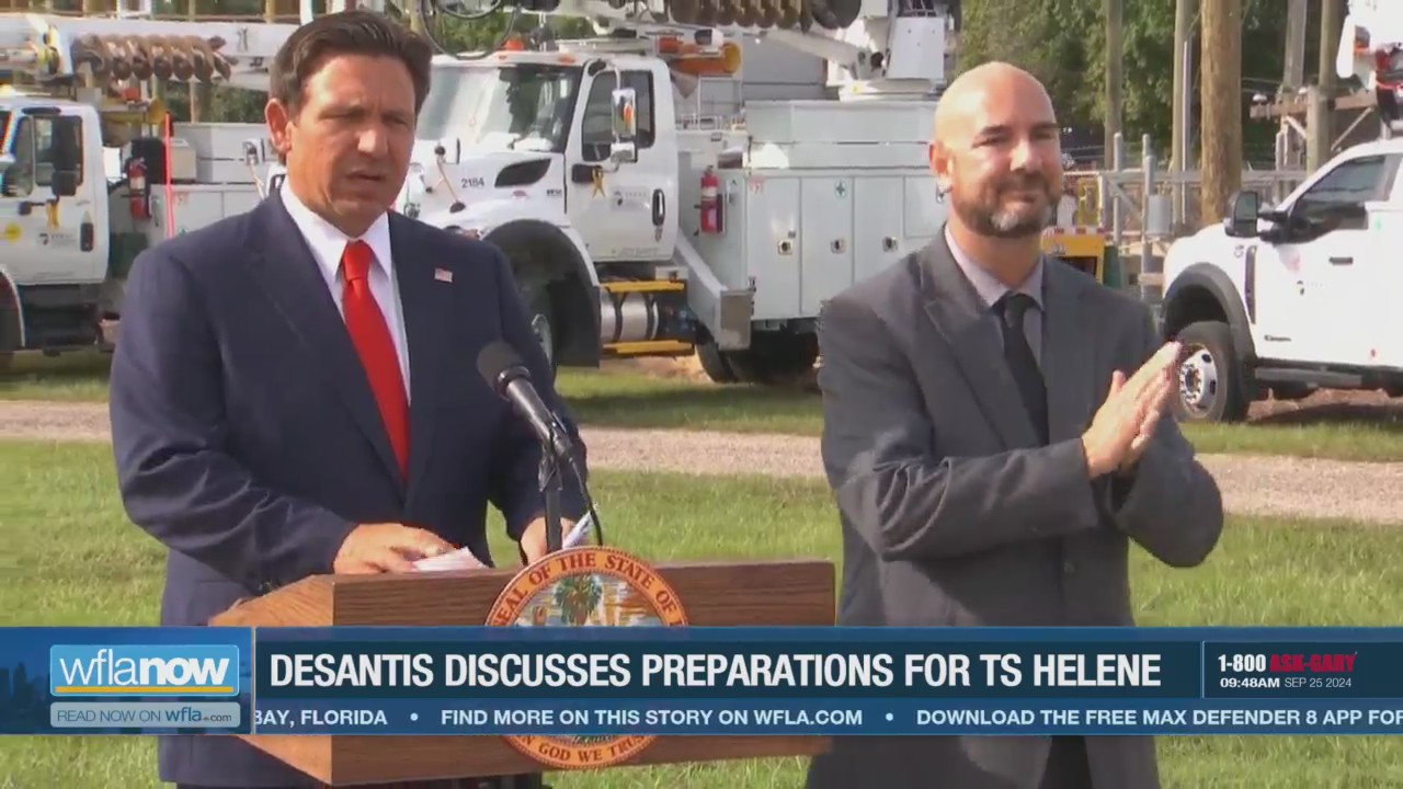 Gov. Ron DeSantis speaks on safety and preparations ahead of Helene – WFLA