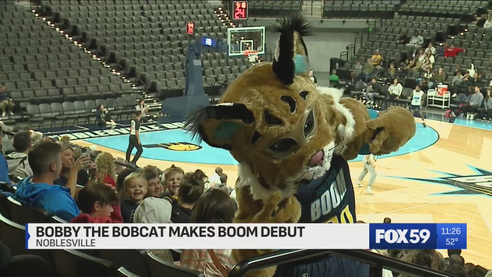Noblesville Boom introduce new mascot, Bobby the bobcat – Fox 59