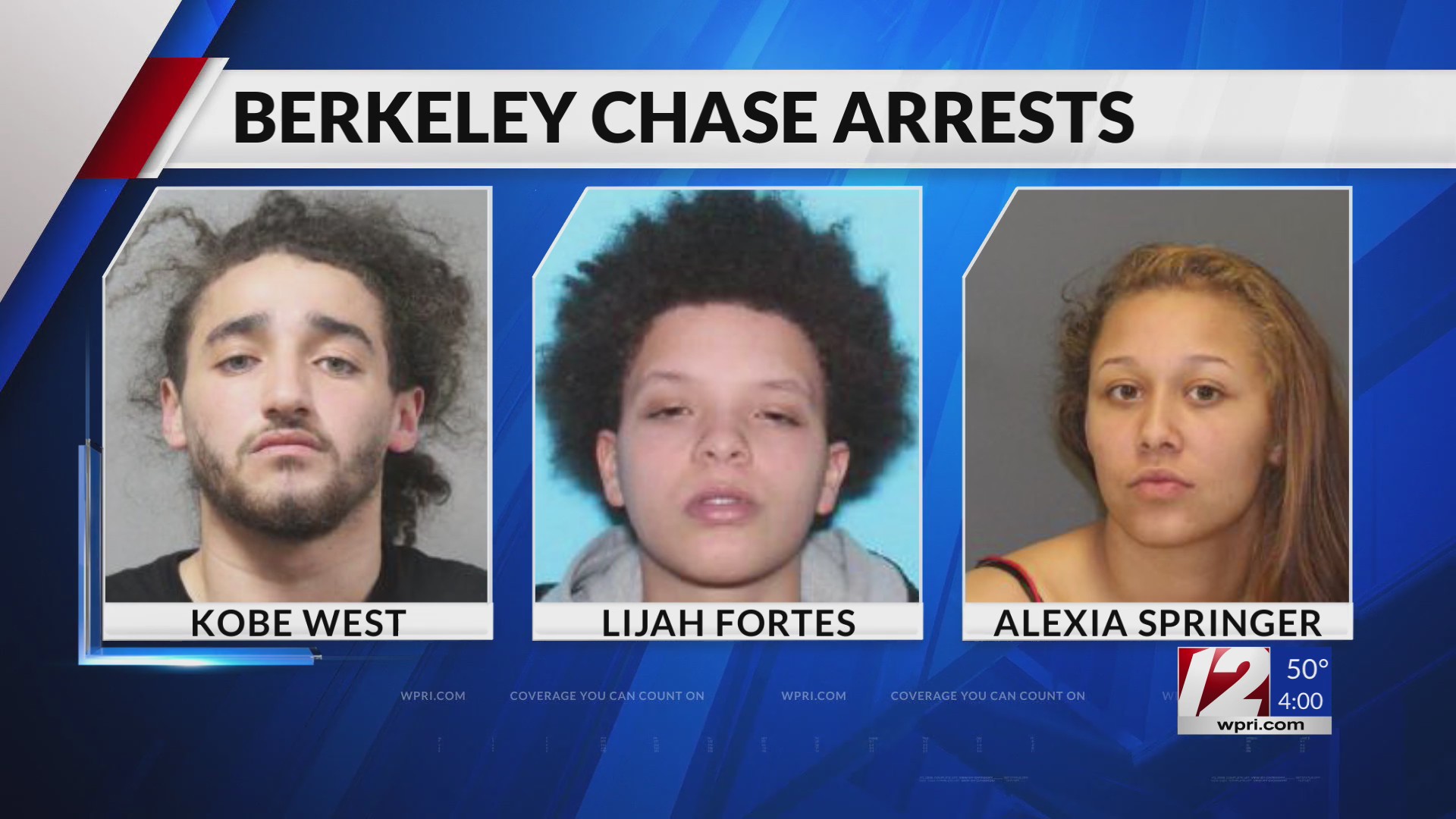 3 Fall River residents arrested after car chase – WPRI.com