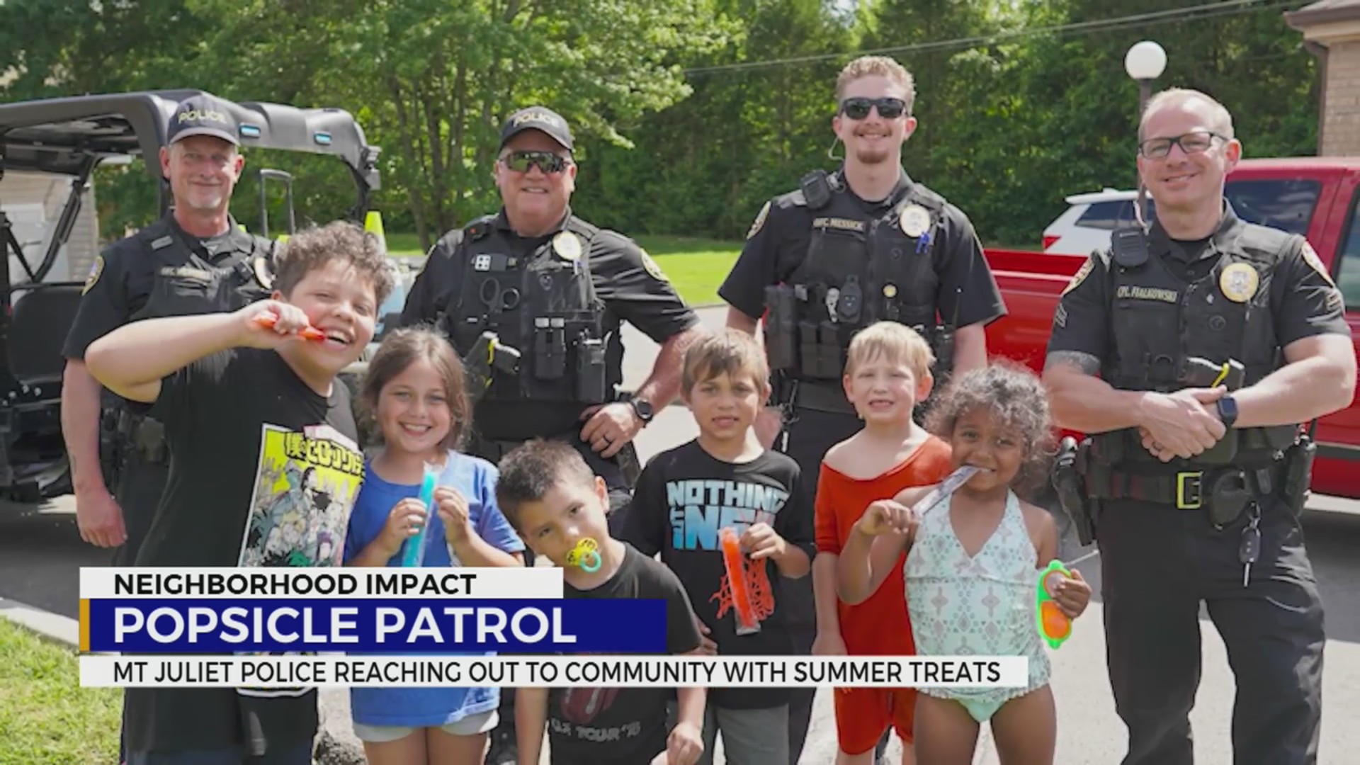Neighborhood Impact: Mt. Juliet’s Popsicle Patrol – WKRN News 2