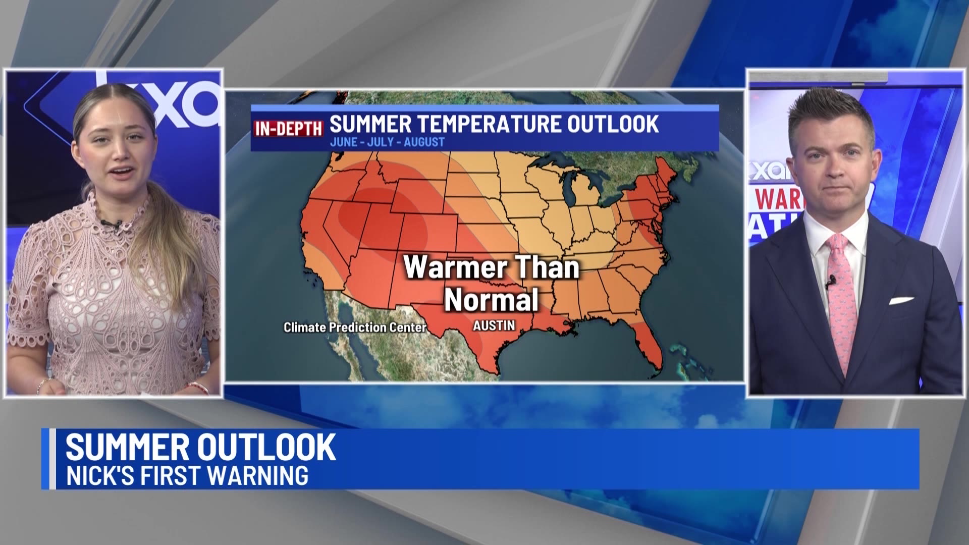 Nick’s First Warning: Summer is hot, but is it this hot? – KXAN Austin