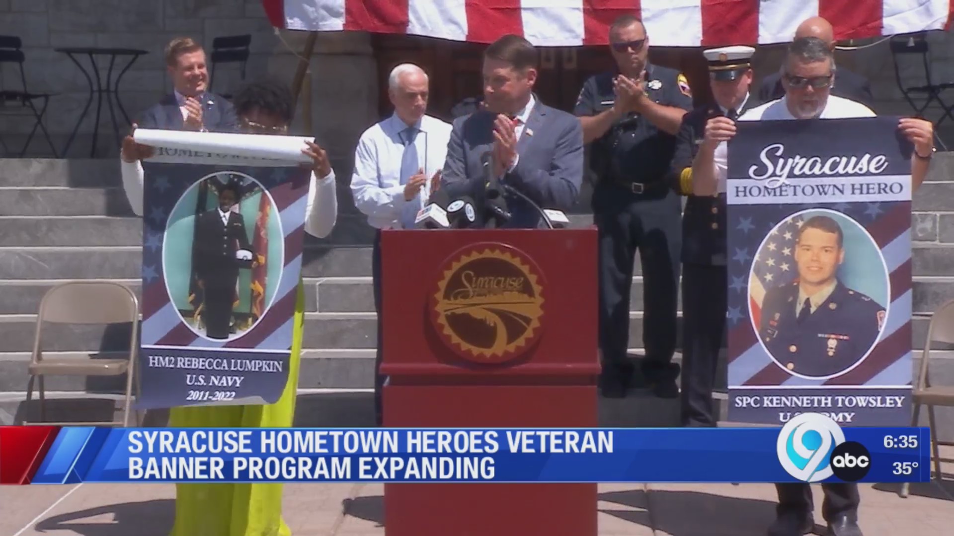 Hometown Heroes Veteran Banner Program expanding to each quadrant of Syracuse – WSYR