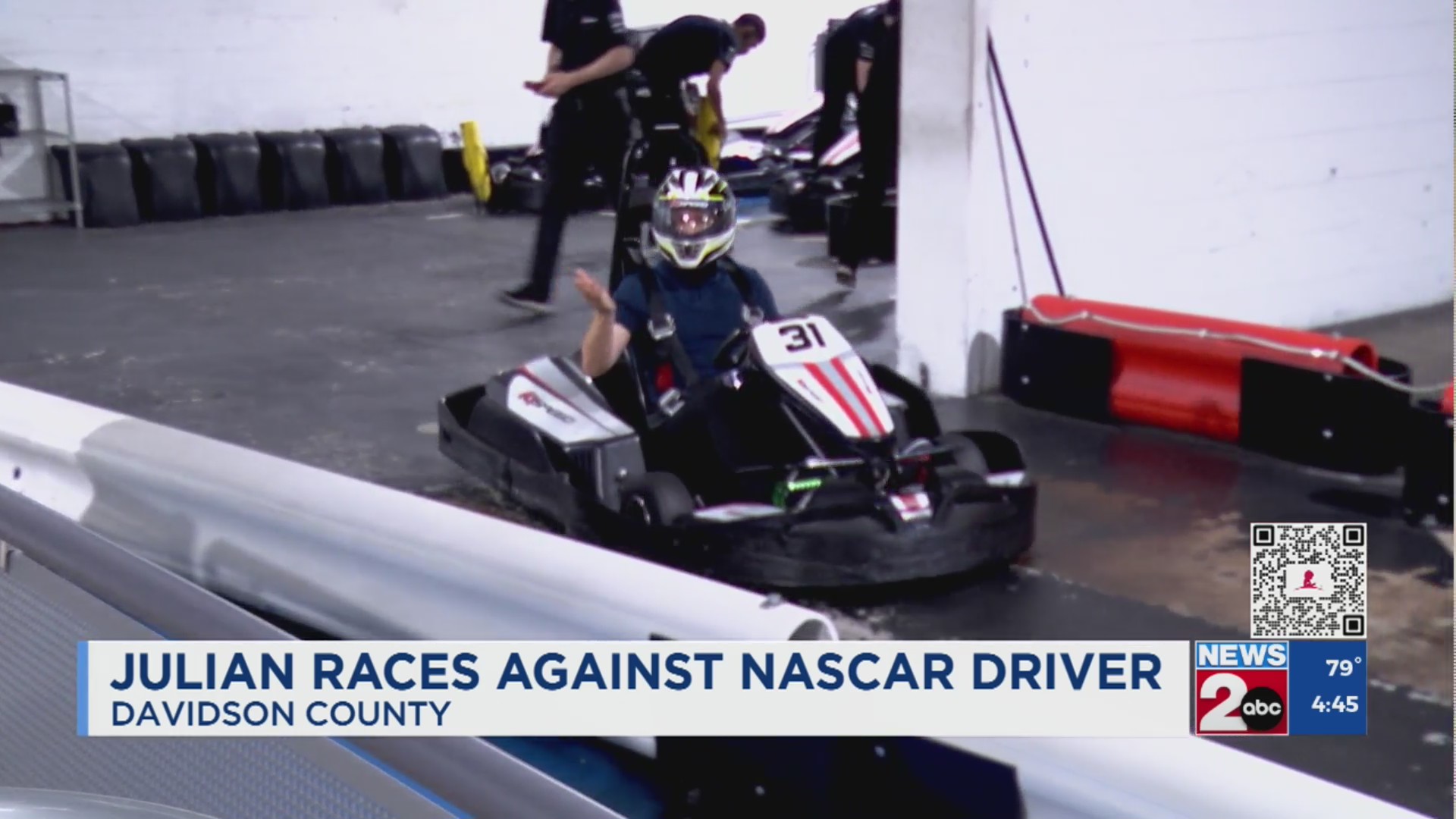 Showdown on the go-kart track: News 2’s Julian Mininsohn races NASCAR’s ...