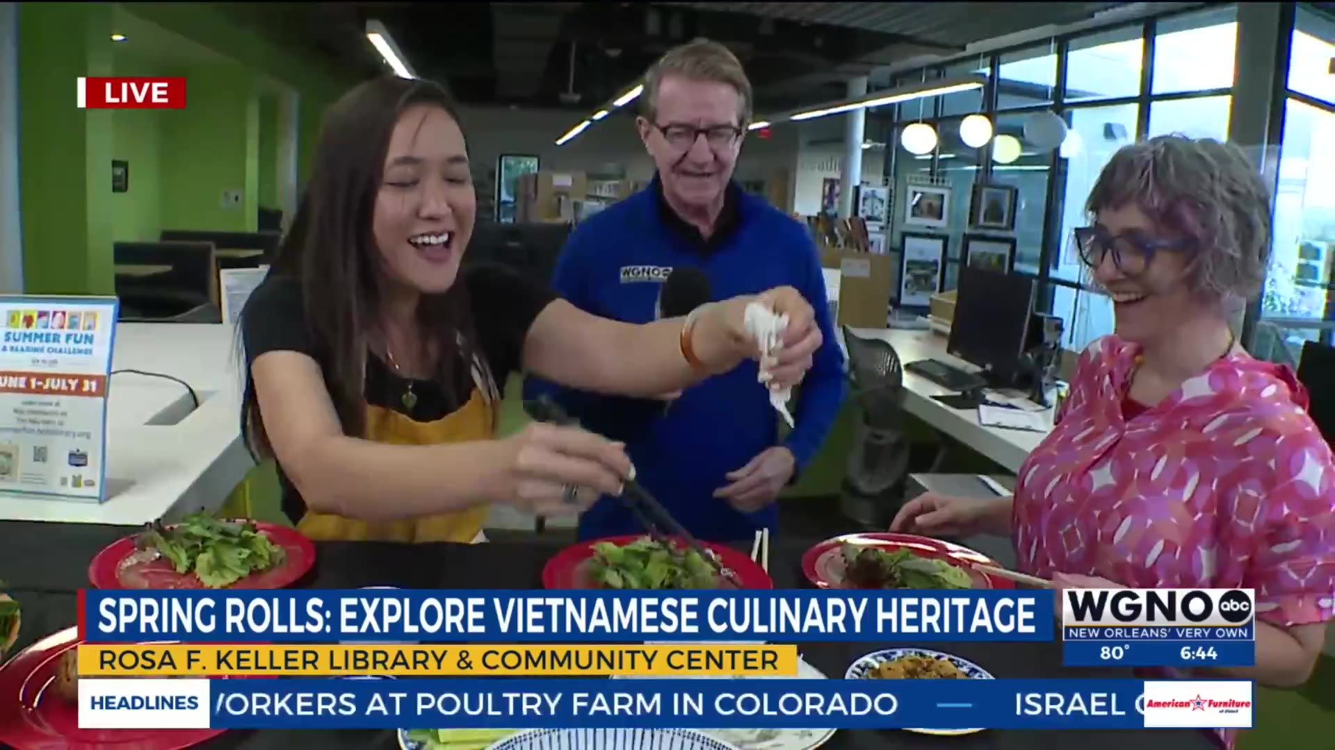 Spring into Spring Rolls at the NOLA Library – WGNO