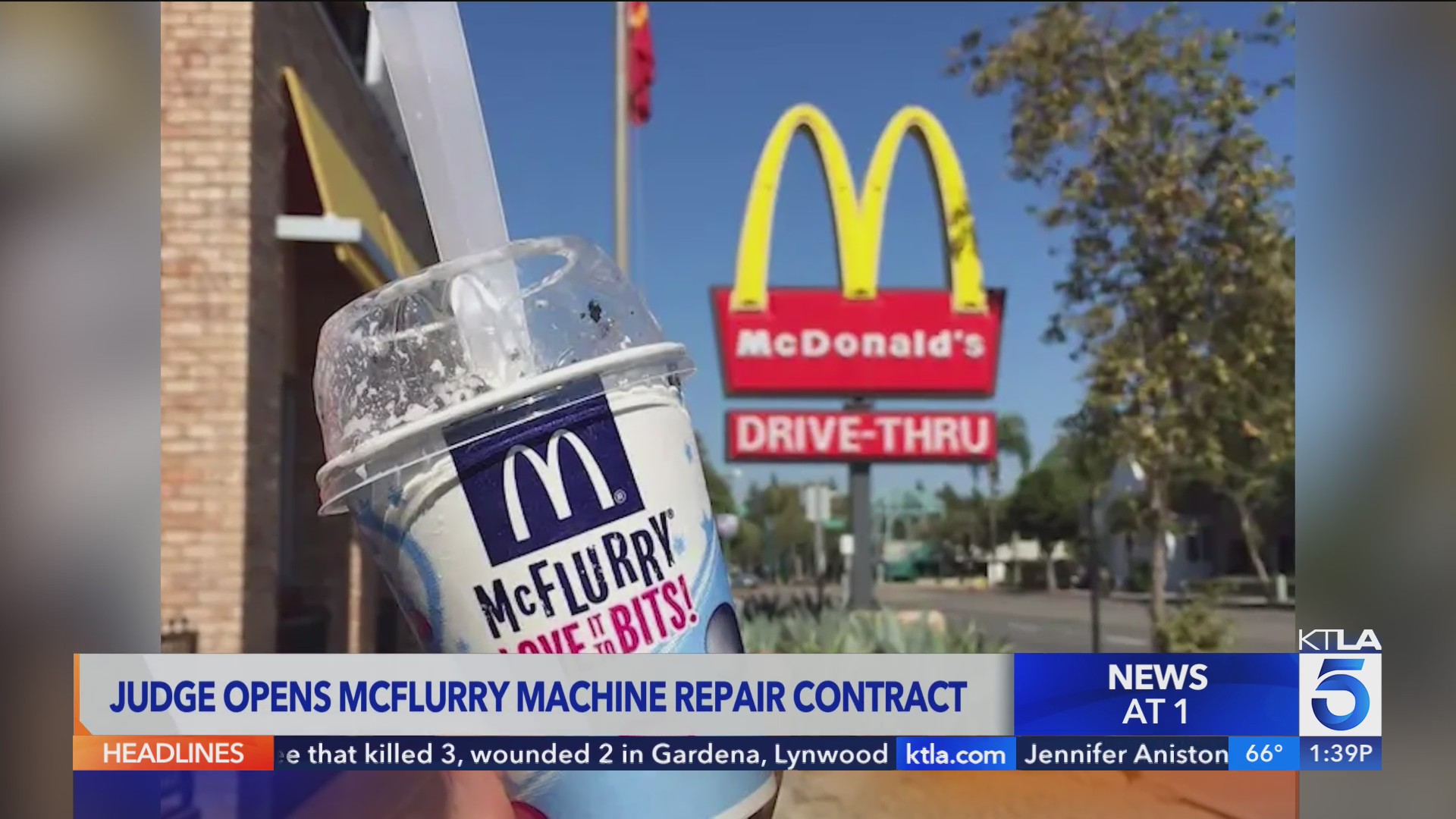 McDonald’s restaurants find solution for infamous broken ice cream machine issues – KTLA