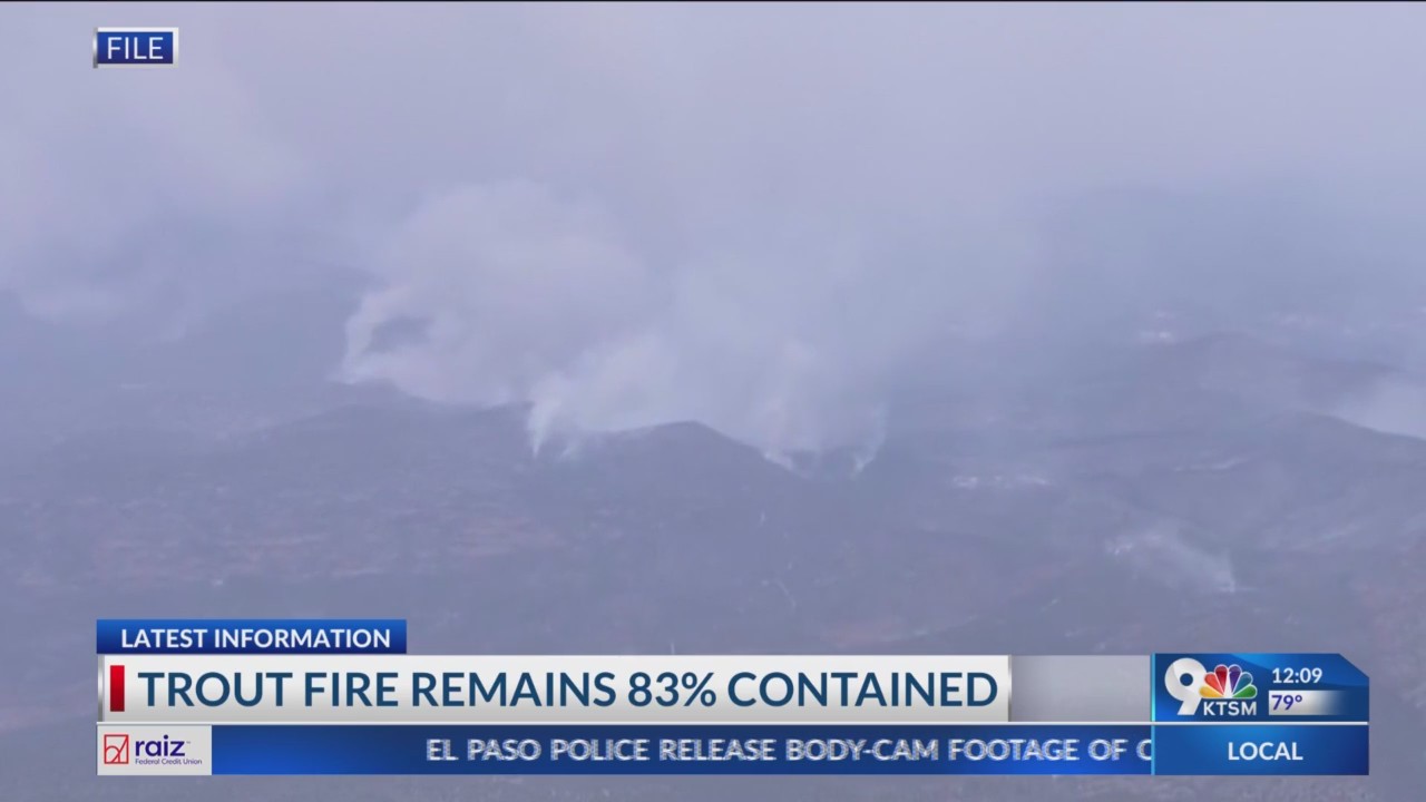 ‘Increased’ activity reported from NM’s Trout Fire – KTSM 9 News