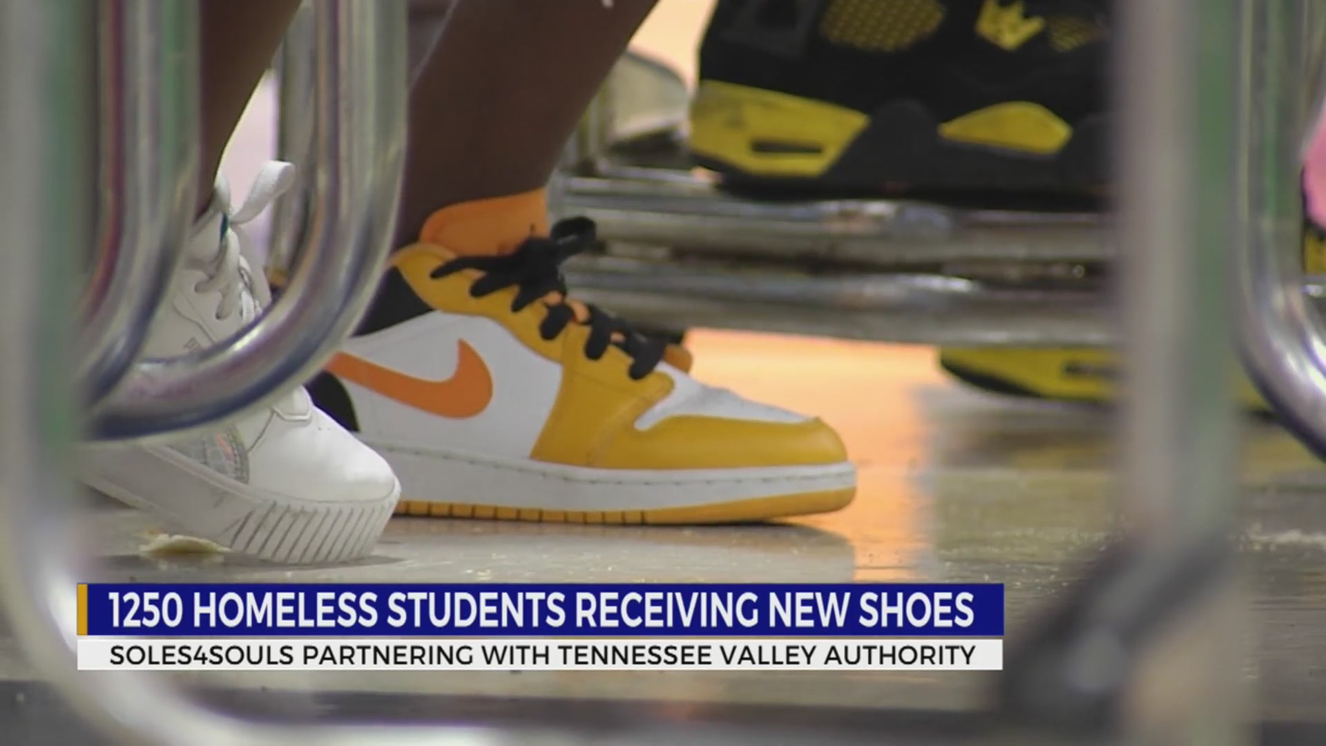 Hundreds of students experiencing homelessness receiving new shoes ...