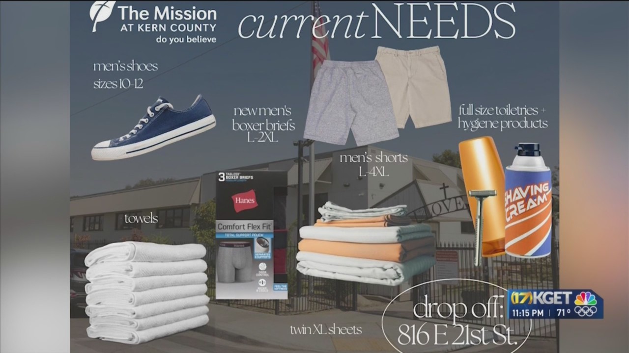 Mission at Kern County seeks donations for its residents – KGET 17 News