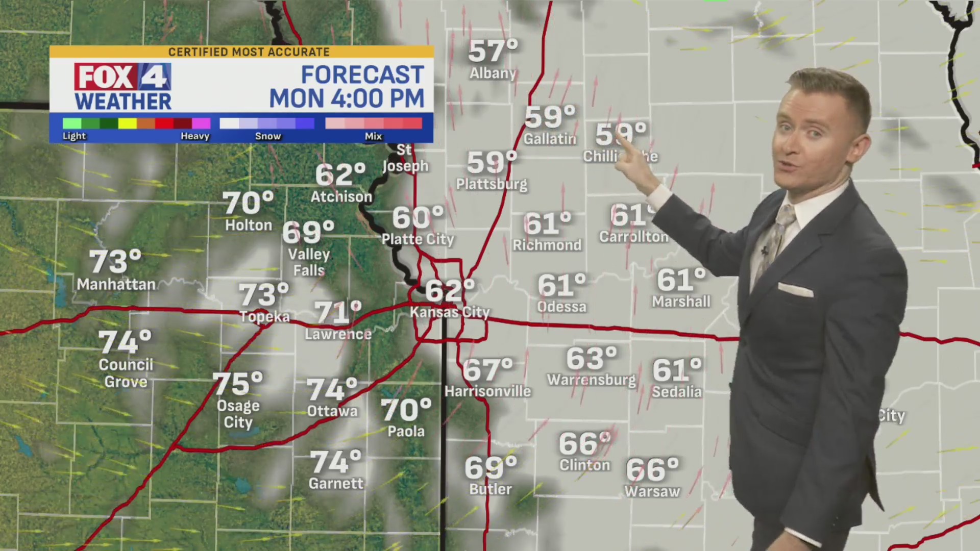 Sunday night forecast – FOX 4 Kansas City WDAF-TV | News, Weather, Sports