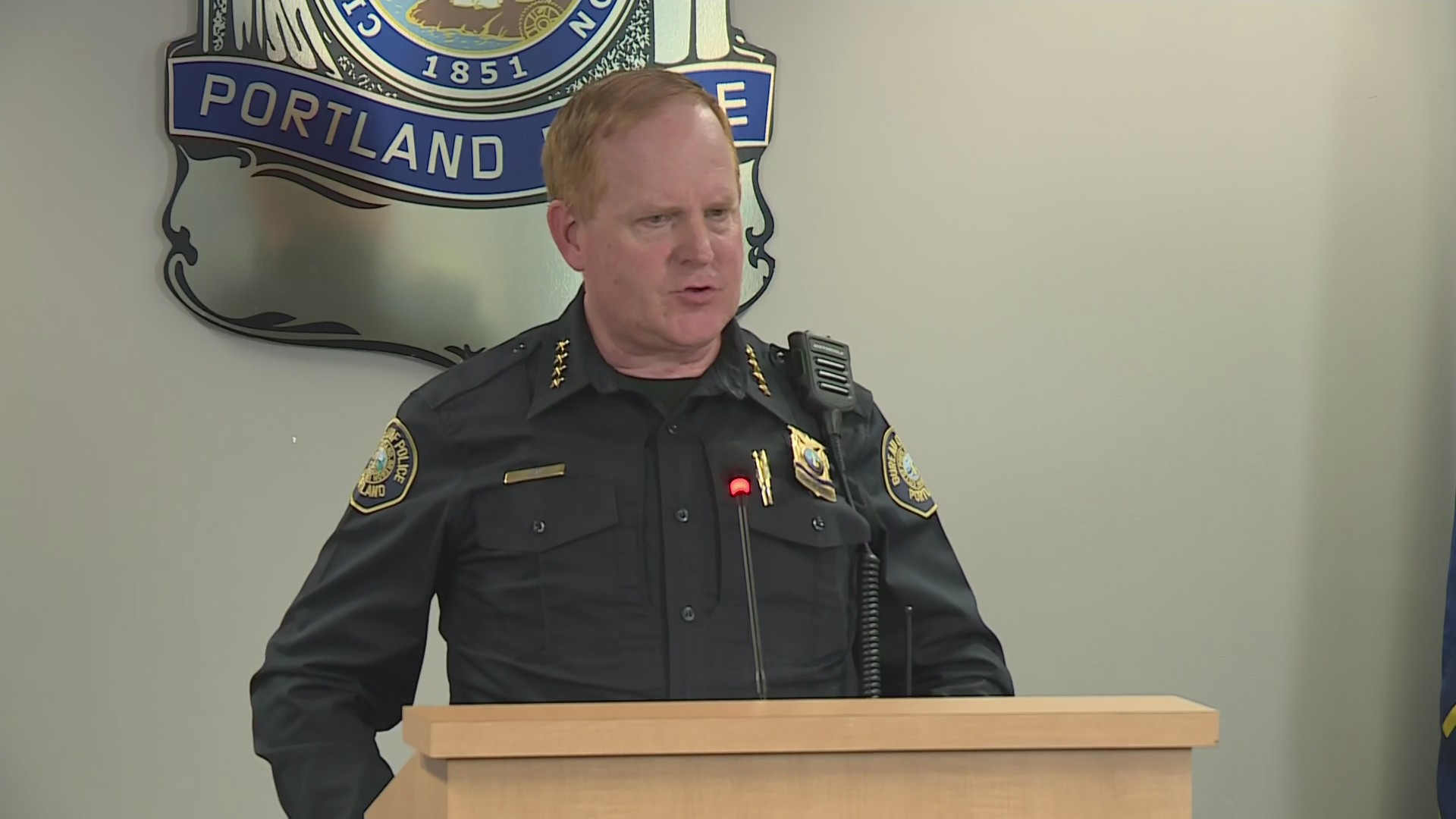 PPB Chief Bob Day press conference on Kristi Noem visit – KOIN.com