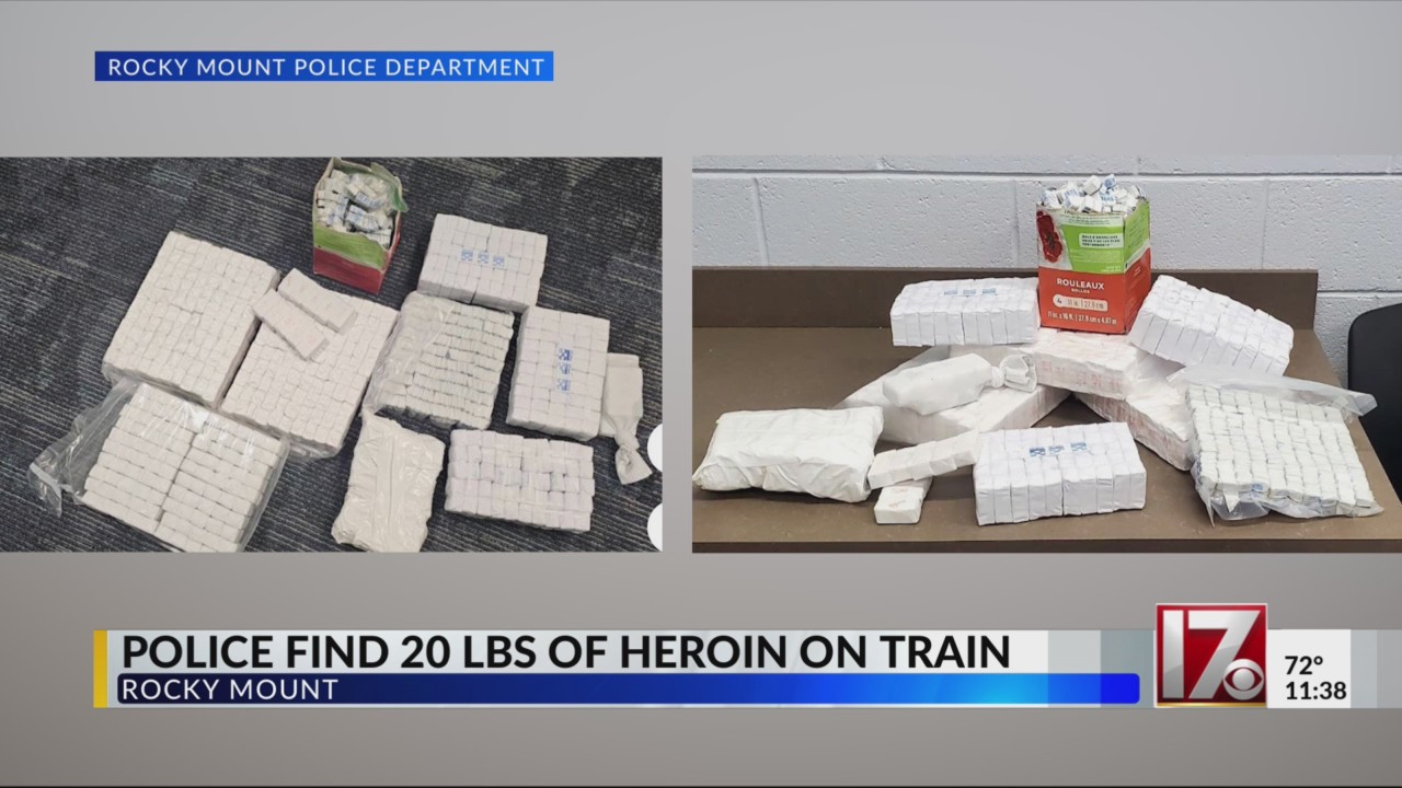 Man caught with 20 lbs. of heroin in Rocky Mount on Amtrak train ...