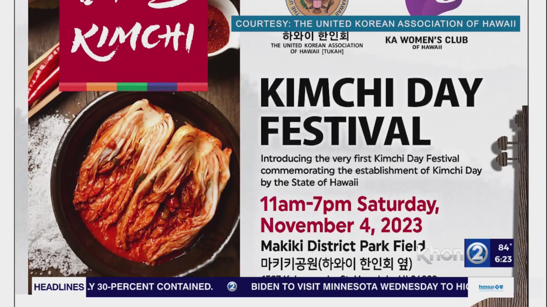 It’s the 2nd annual Kimchi Day Festival this Saturday – KHON2