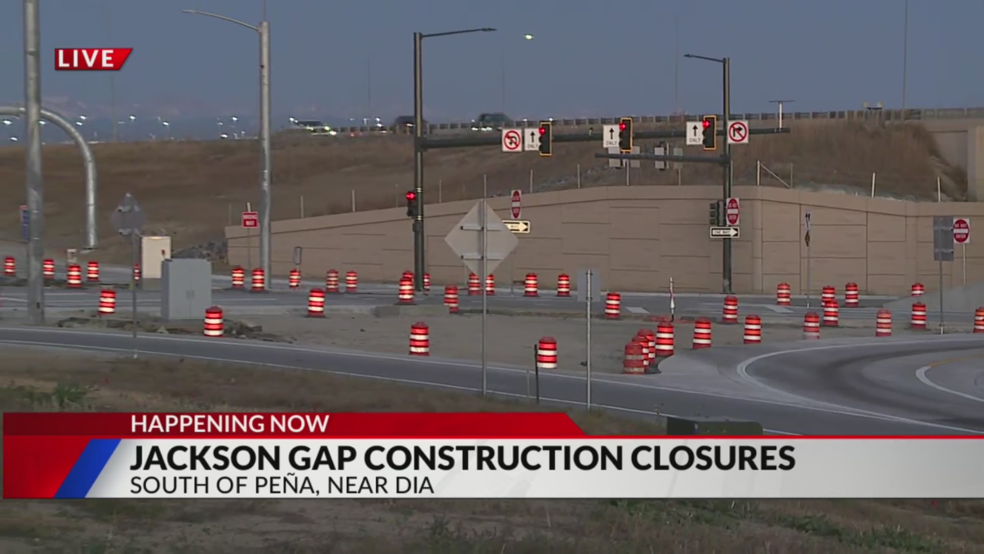 DIA closures on Jackson Gap Street at Peña Boulevard to open new ...