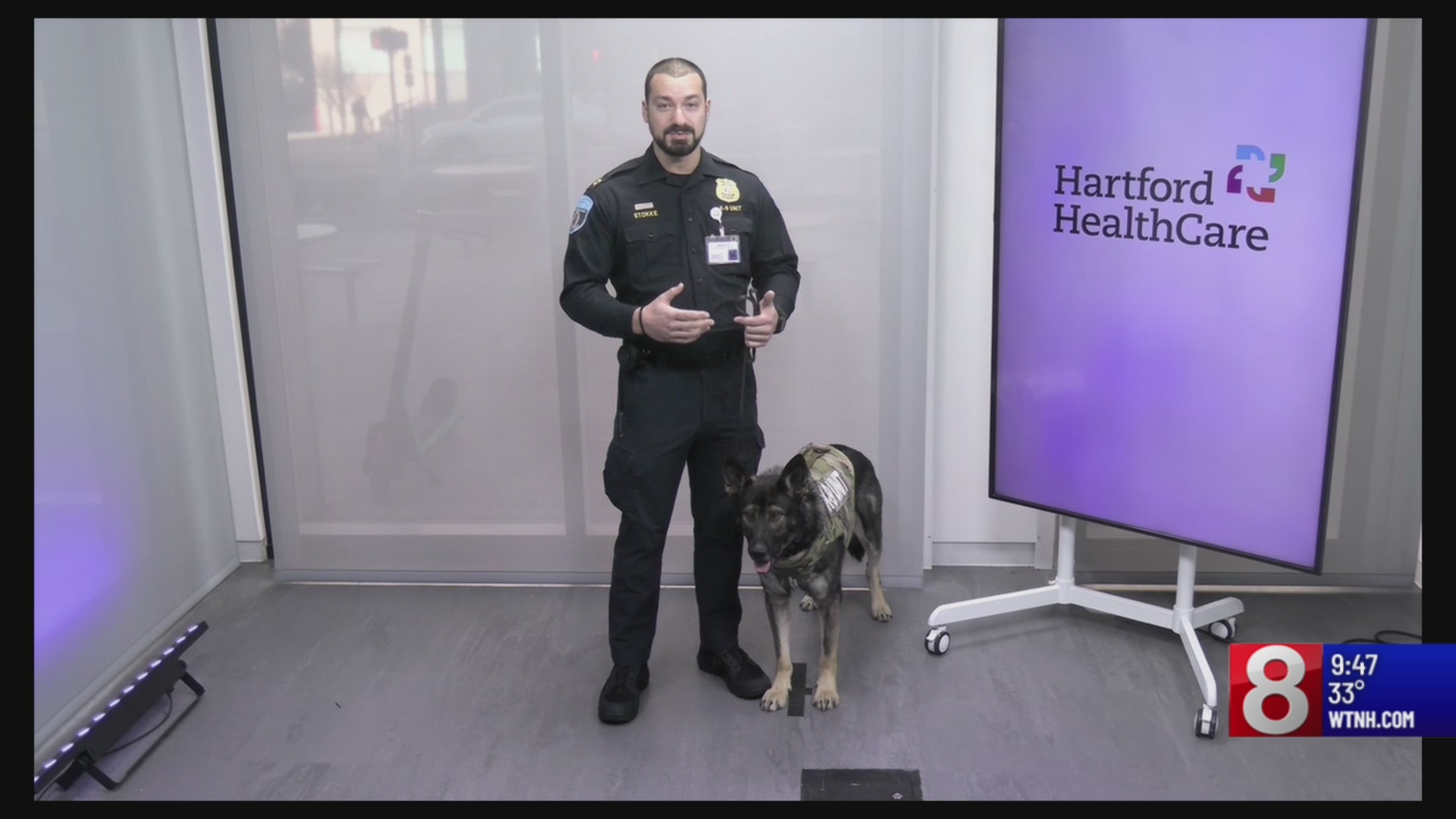 K9 team at Hartford HealthCare gets new protective vests – WTNH.com