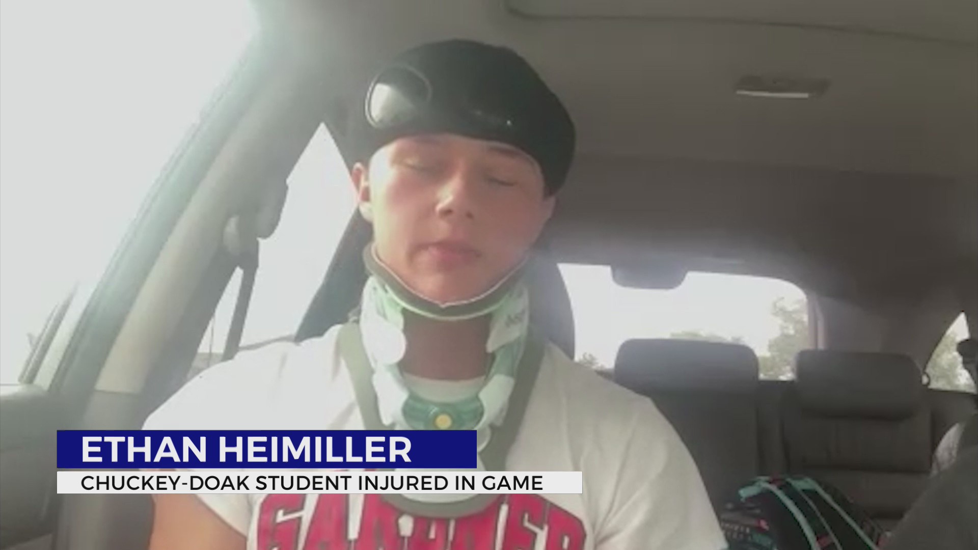 Chuckey-Doak High School football player recounts spinal injury during ...