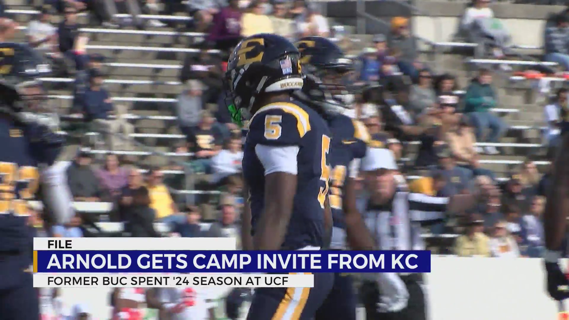 Arnold gets camp invite from Kansas City – WJHL | Tri-Cities News & Weather