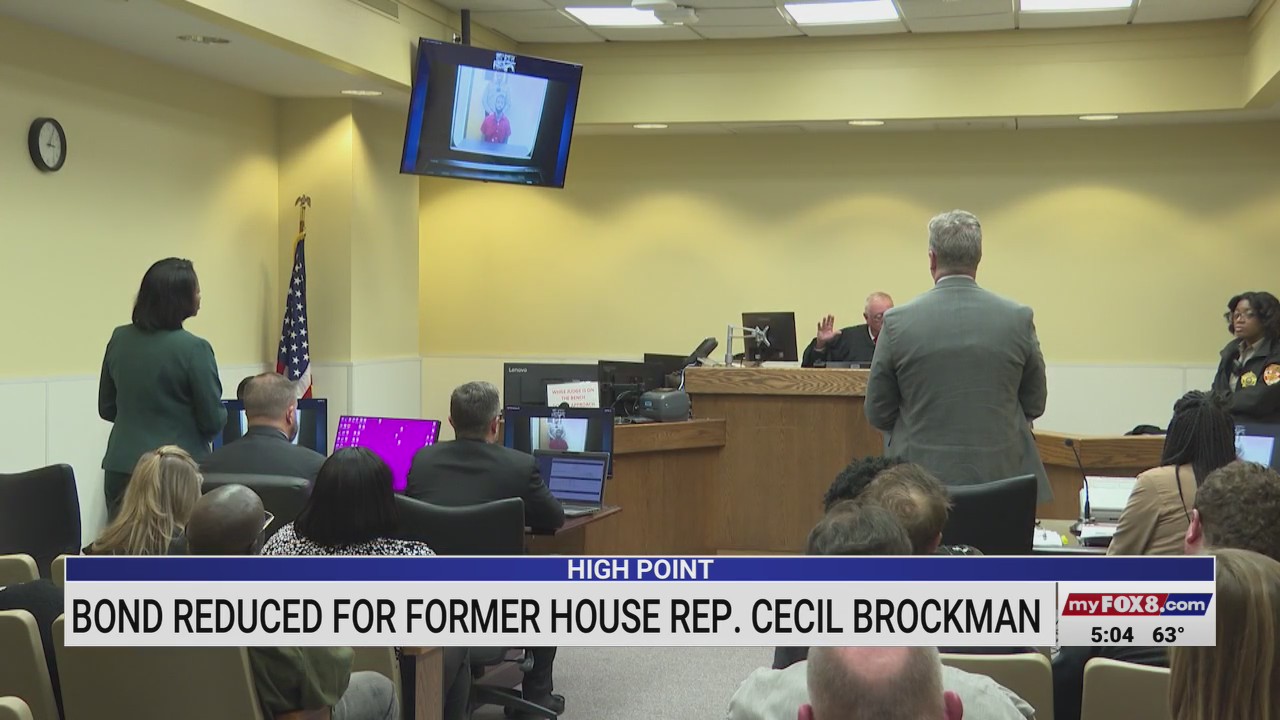 Former NC State Rep. Cecil Brockman’s bond reduced after arrest on sex crime charges – FOX8 WGHP