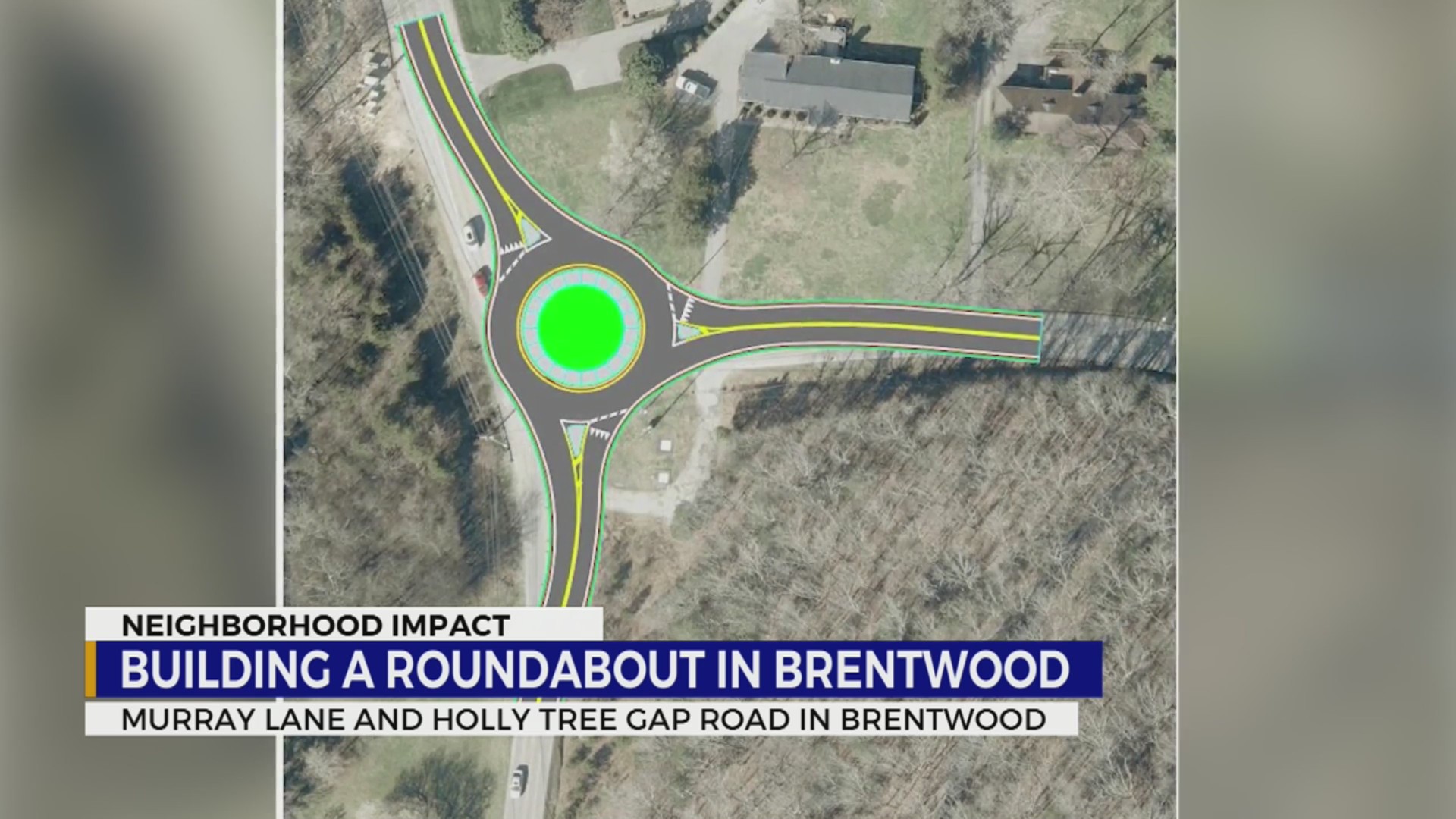 Neighborhood Impact: Roundabout being built in Brentwood – WKRN News 2