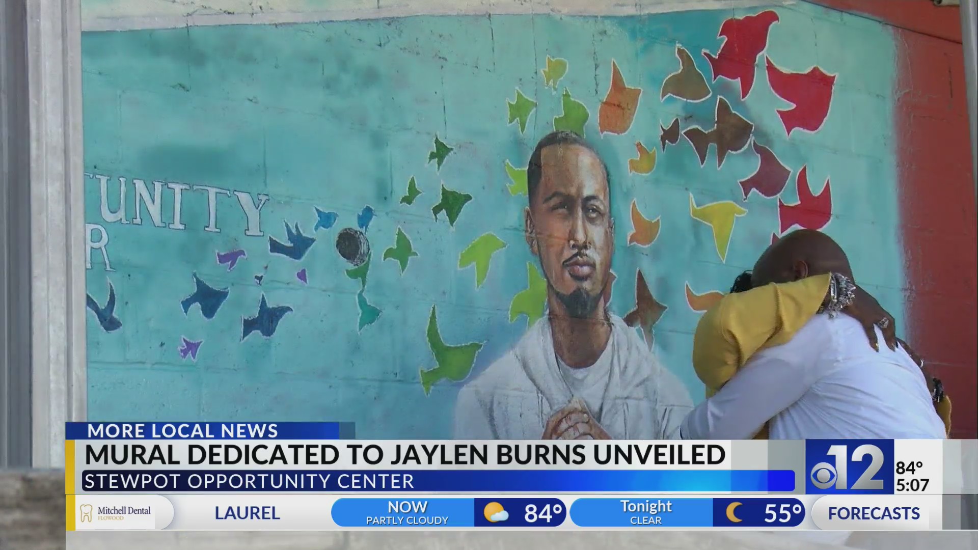 Mural honors slain Jackson State student Jaylen Burns – WJTV