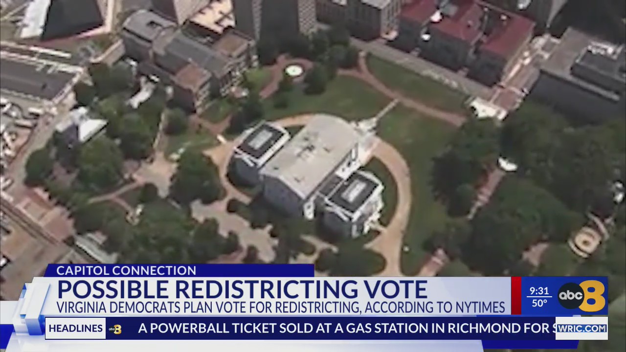 Virginia lawmakers to meet at Capitol as redistricting talk swirls ...