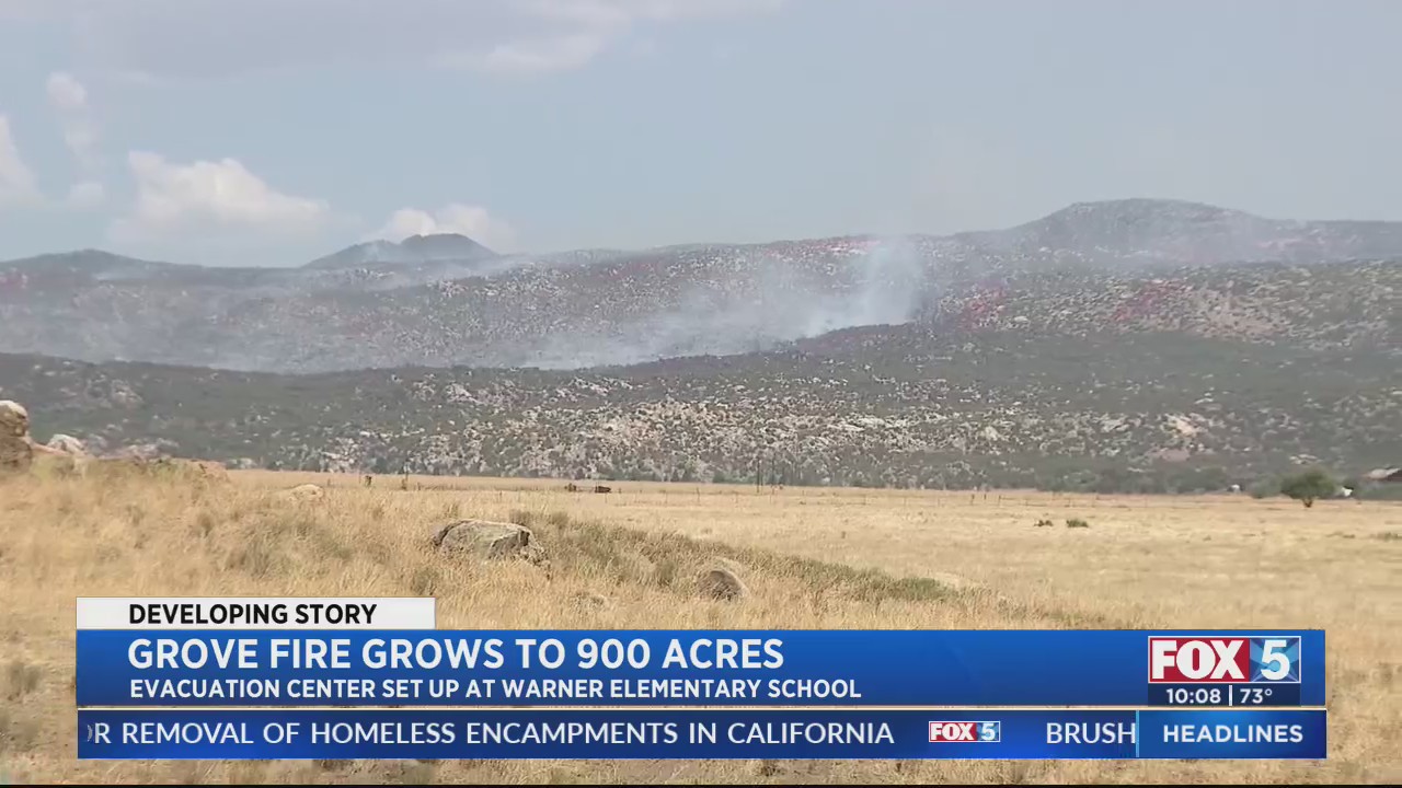 Most evacuation orders downgraded to warnings in Grove Fire – FOX 5 San ...