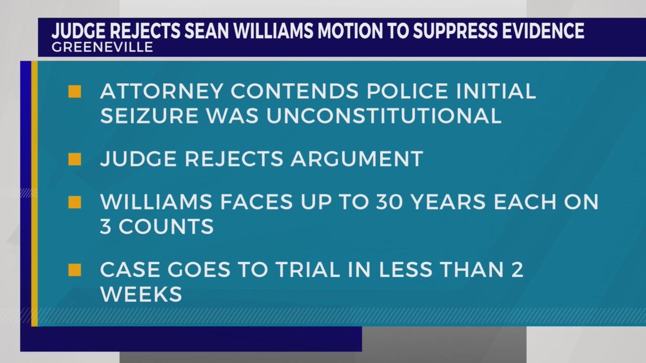 Judge denies Sean Williams motion to suppress evidence – WJHL | Tri ...