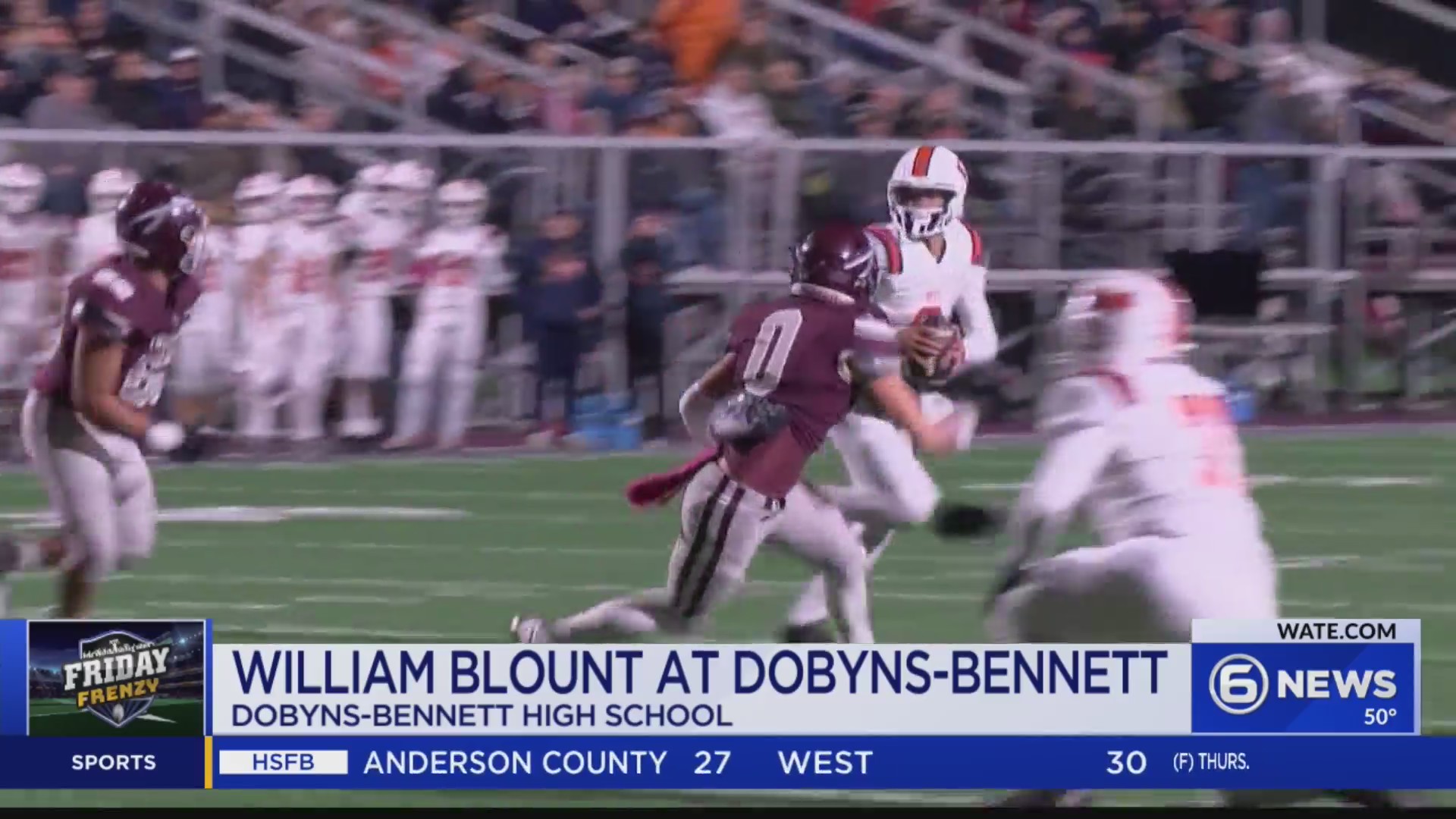 William Blount at Dobyns-Bennett Highlights – WATE 6 On Your Side
