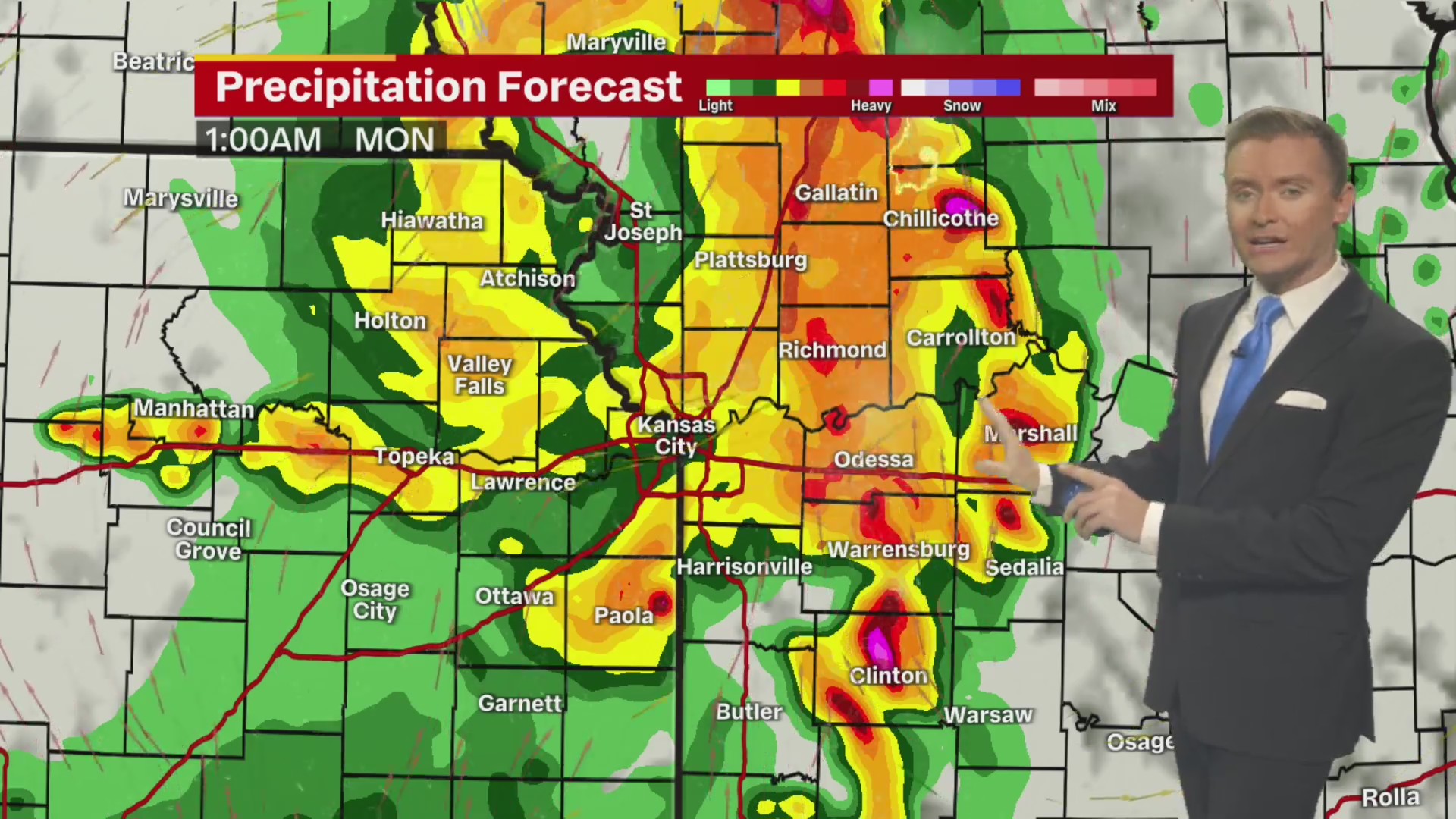 Sunday night forecast – FOX 4 Kansas City WDAF-TV | News, Weather, Sports