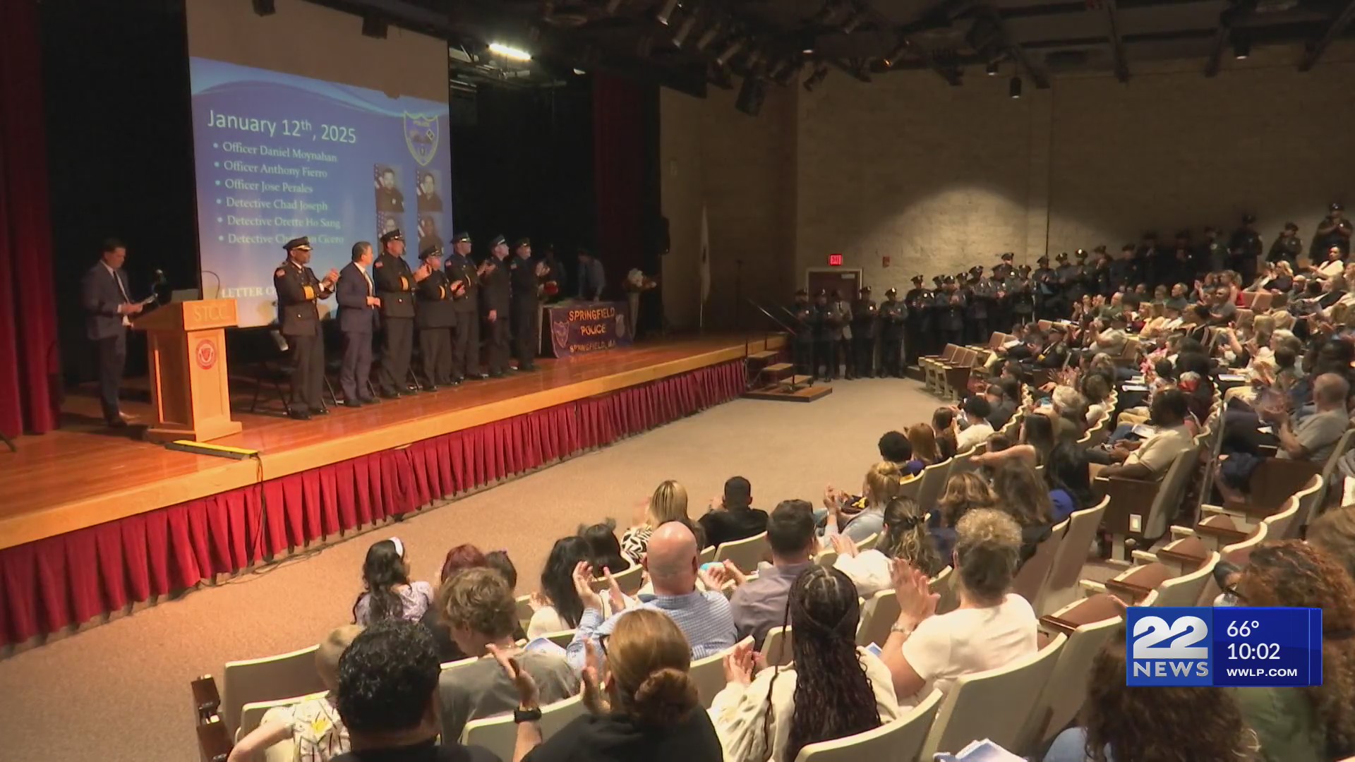 Springfield police officers honored for dedication to public safety – WWLP