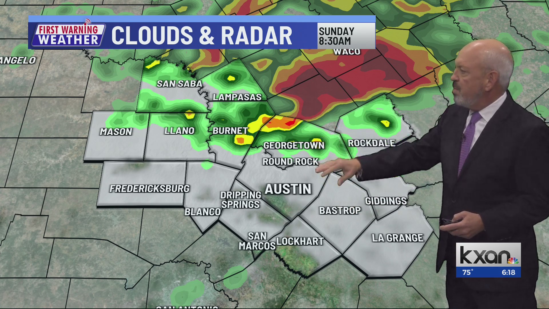 First Warning Weather with Jim Spencer – KXAN Austin