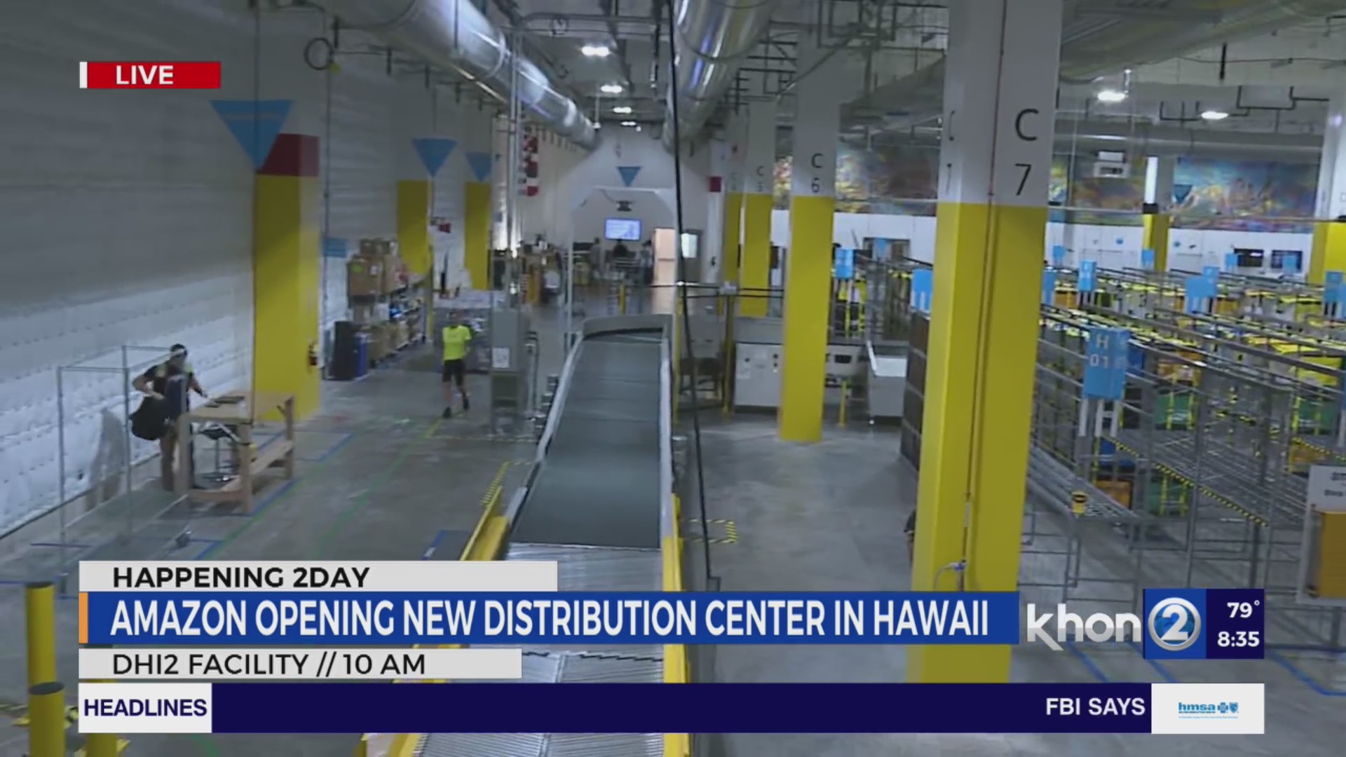 $200M Amazon distribution facility in Honolulu celebrates grand opening ...