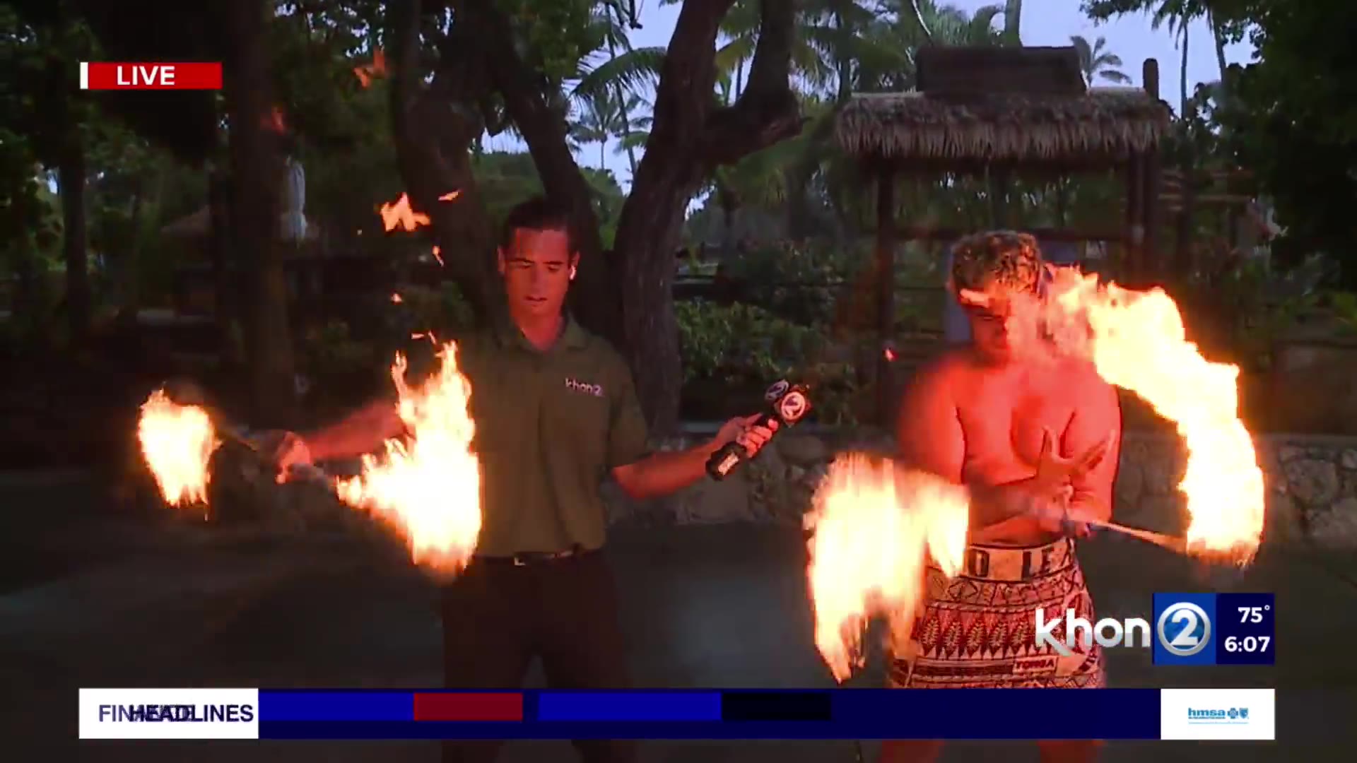 Learning fire knife dancing with Wake Up 2Day’s Chris Latronic – KHON2