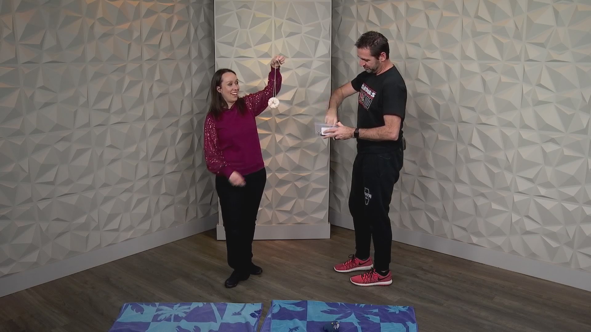 Towel Toss Game and Doughnuts on a String – WCIA.com