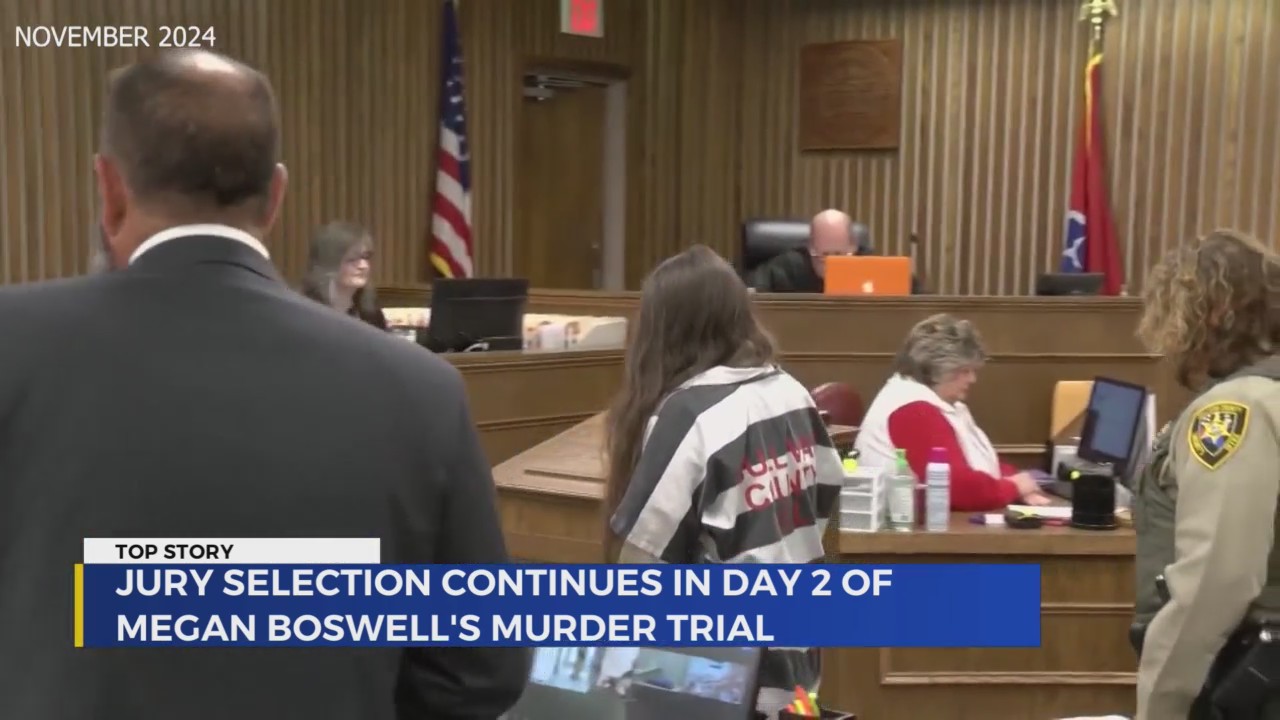 Jury selection continues in Megan Boswell trial – WJHL | Tri-Cities News & Weather