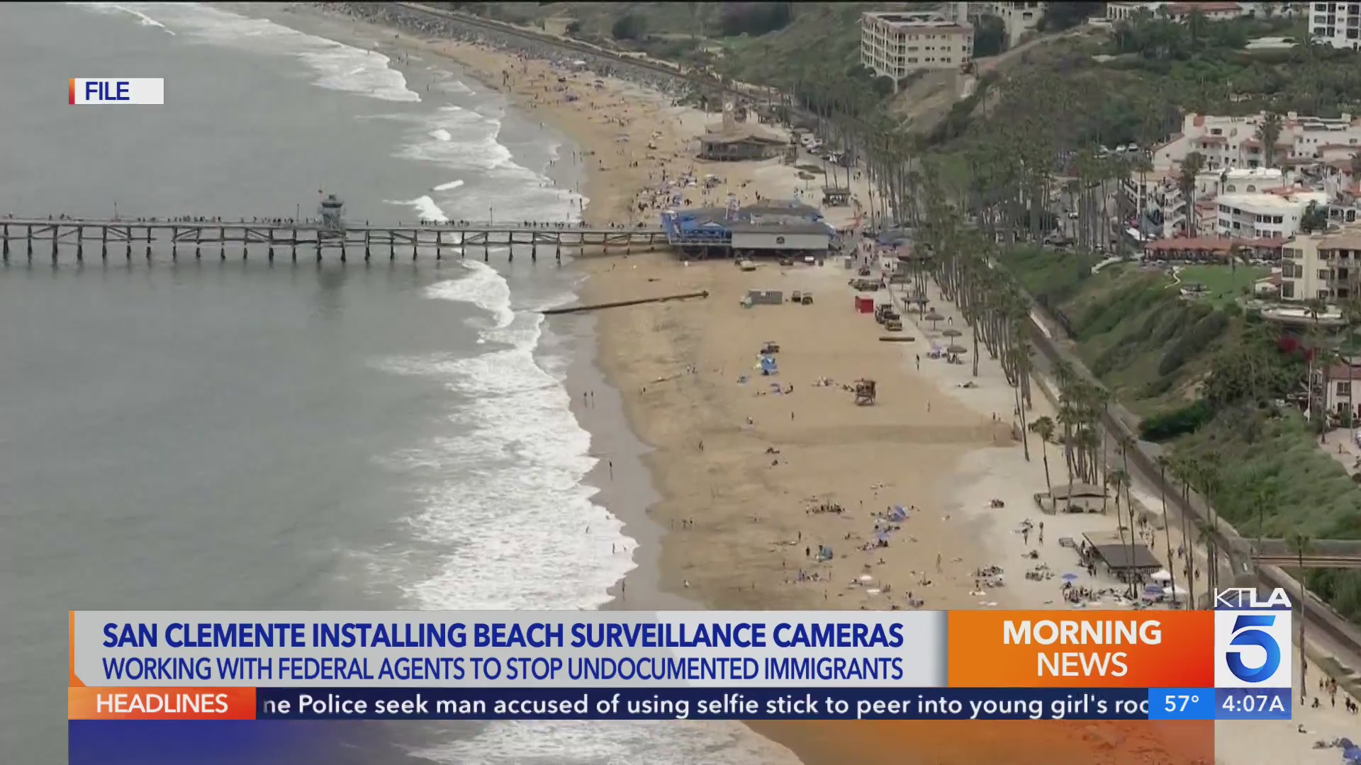 San Clemente looks to install beach surveillance cameras – KTLA