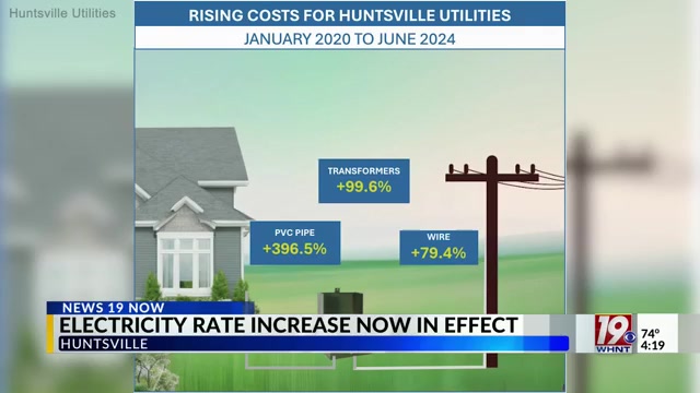 Electricity Rate Increase Now In Effect | October 8, 2025 | News 19 at ...