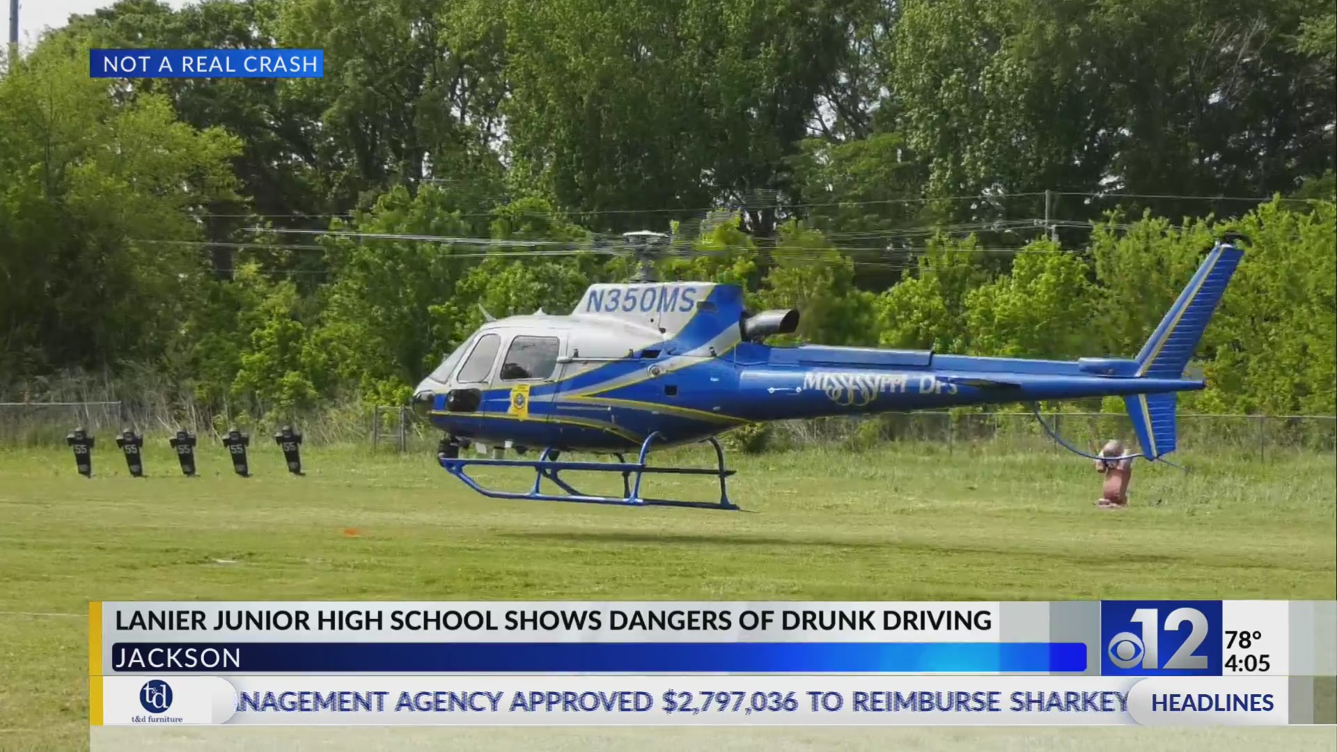 Lanier Junior Senior High School holds mock DUI crash – WJTV